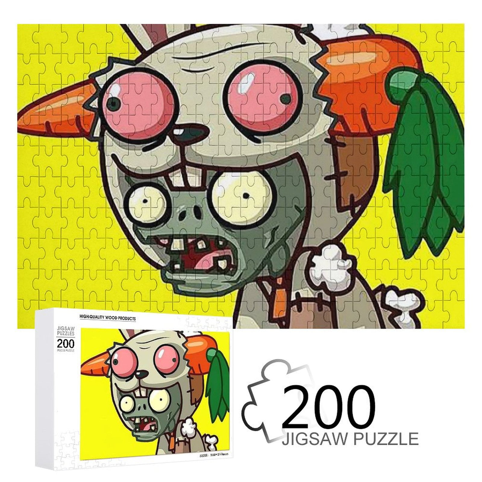 Plants Vs Zombies 200 PCS Puzzle for Adults - Jigsaw Puzzle for Kids ...