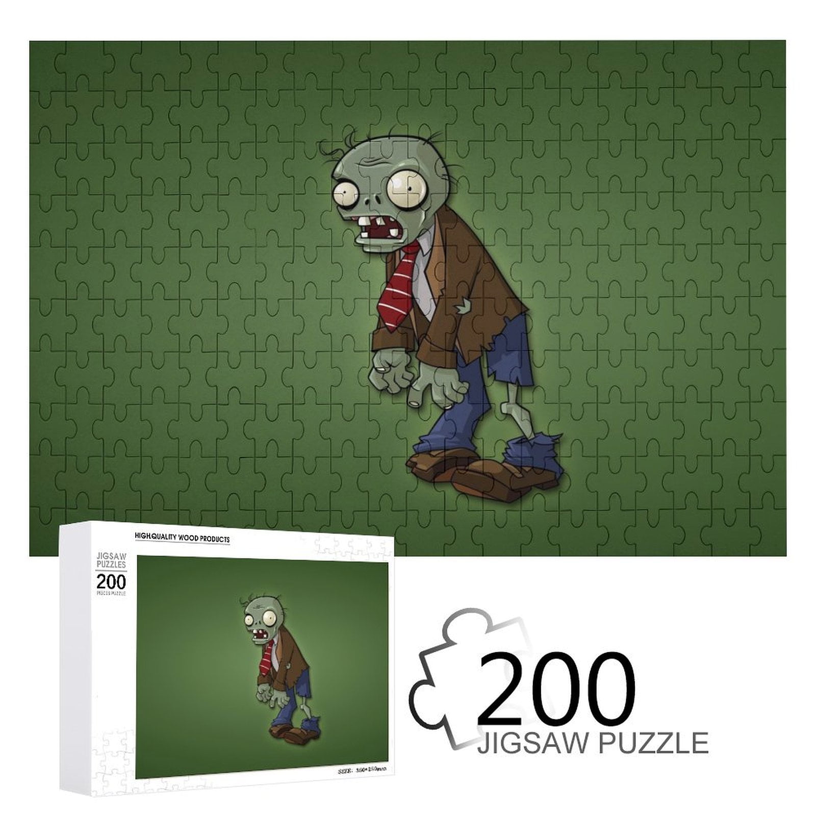 Plants Vs Zombies 200 PCS Puzzle for Adults - Jigsaw Puzzle for Kids ...