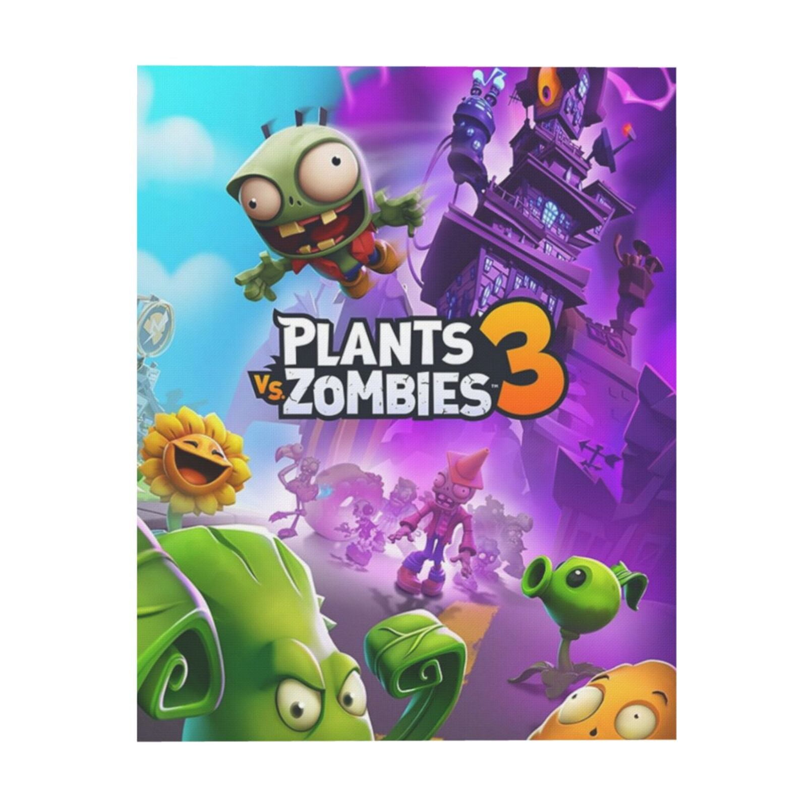 Plants Vs Zombies 3 Canvas Decor Poster Art Picture Painting Gift ...