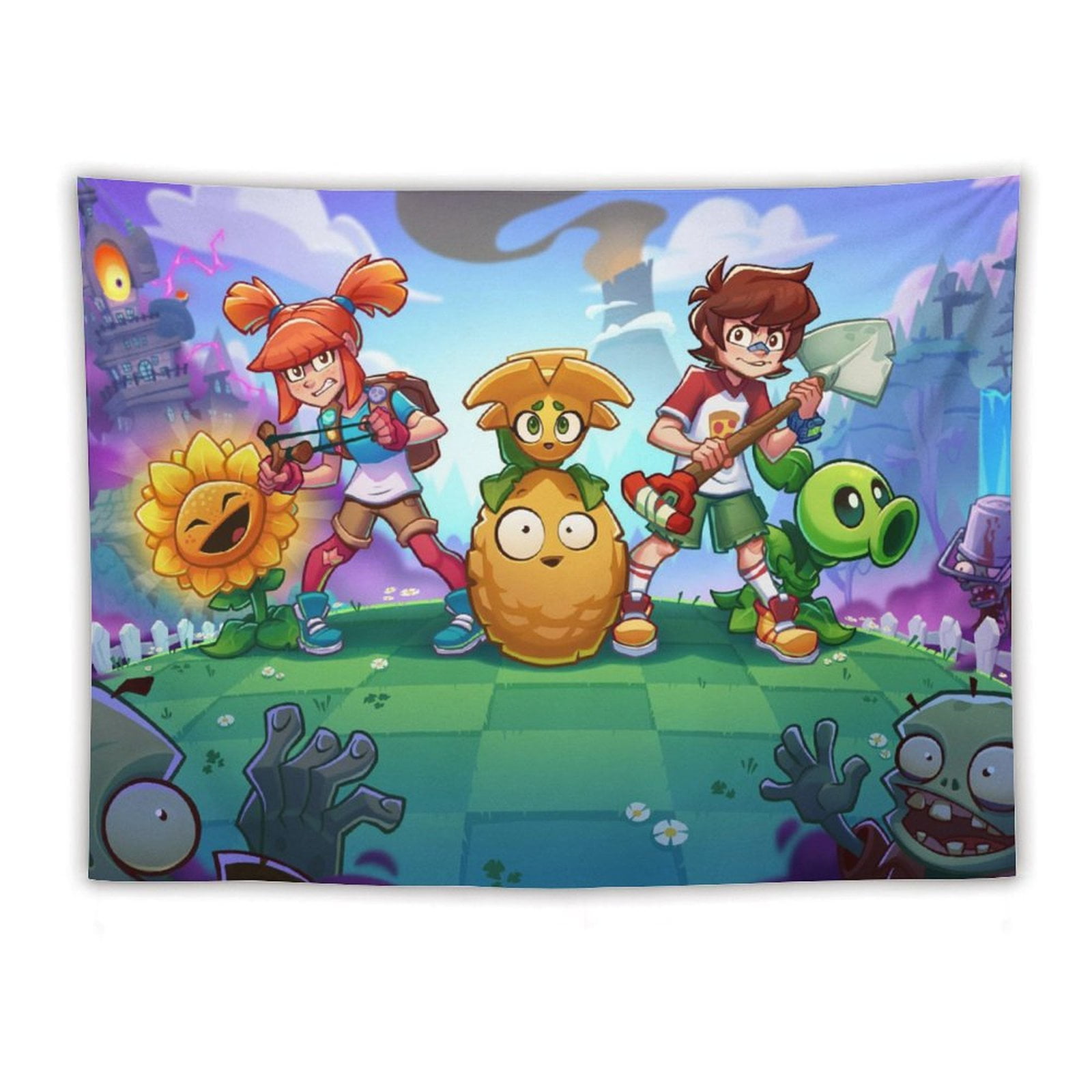 Plants Vs Zombies 3 Tapestry Luxury Wall Hanging Tapestries Gift Aisle ...