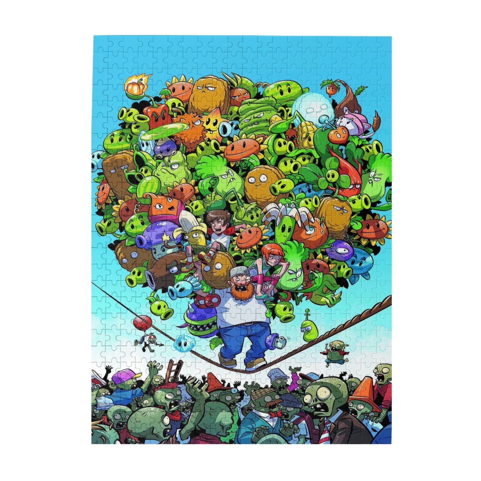 Plants Vs Zombies 500pcs Puzzle For Adults - Jigsaw Puzzle For Kids ...