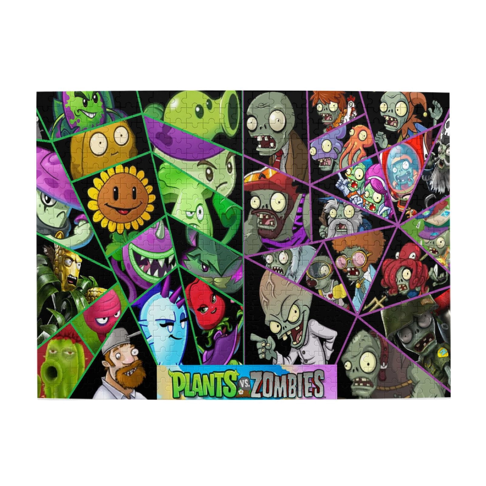 Plants Vs Zombies 500pcs Puzzle For Adults - Jigsaw Puzzle For Kids ...