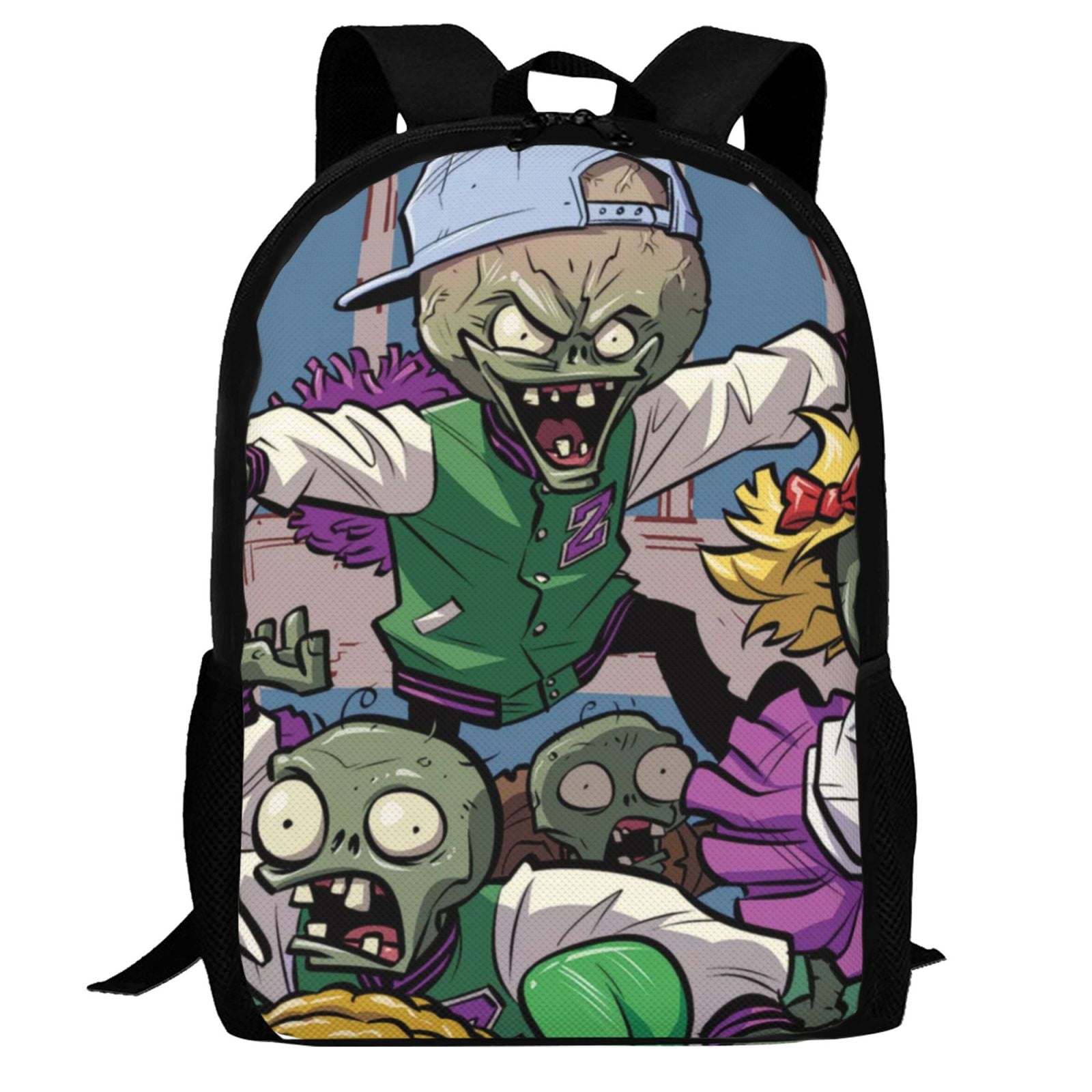 Plants Vs Zombies Backpack, 3d Printed Laptop Backpack, Water Resistant ...
