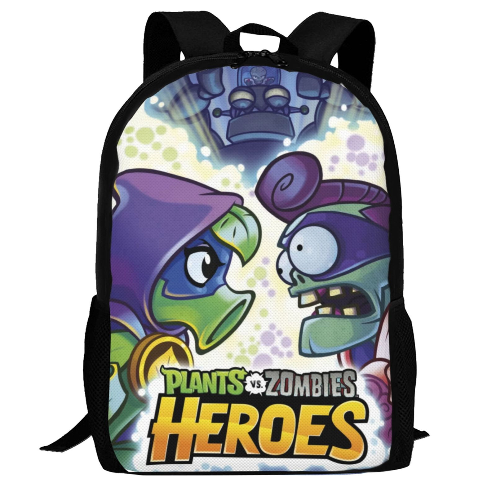 Plants Vs Zombies Backpack, 3d Printed Laptop Backpack, Water Resistant ...