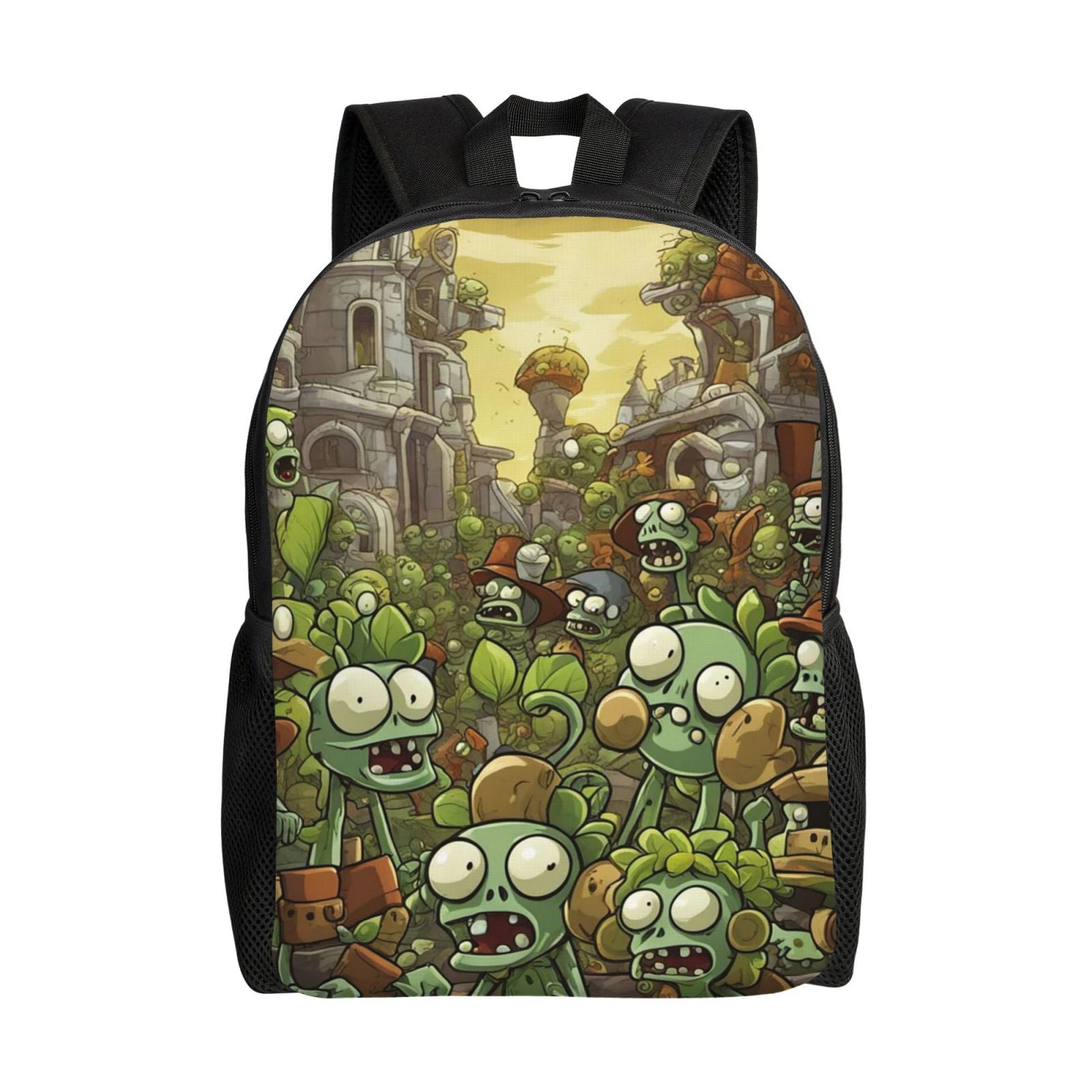 Plants Vs Zombies Backpack Book Bags Casual Daypack For Travel Work ...