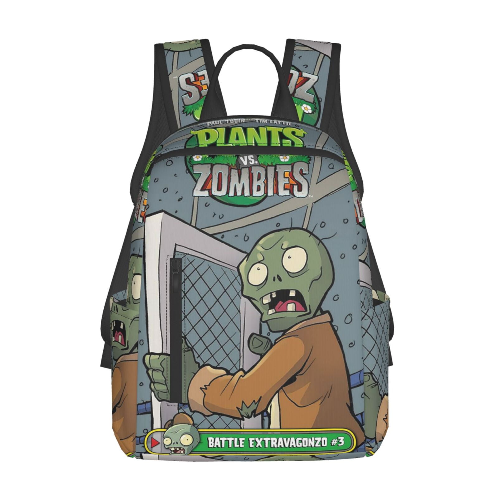 Plants Vs Zombies Backpack Book Bags Casual Daypack For Travel Work ...