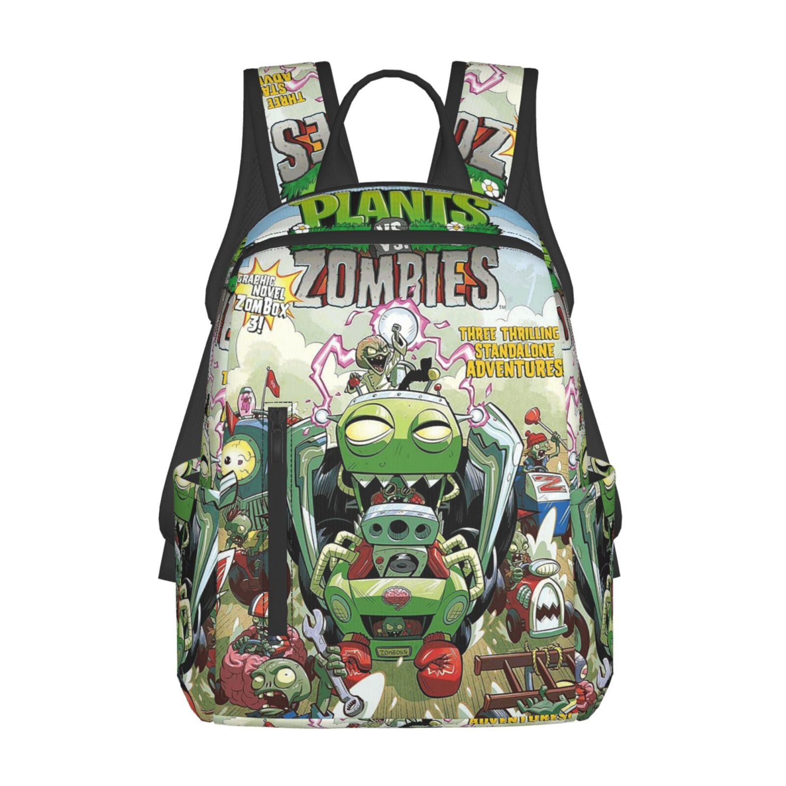 Plants Vs Zombies Backpack Book Bags Casual Daypack For Travel Work ...