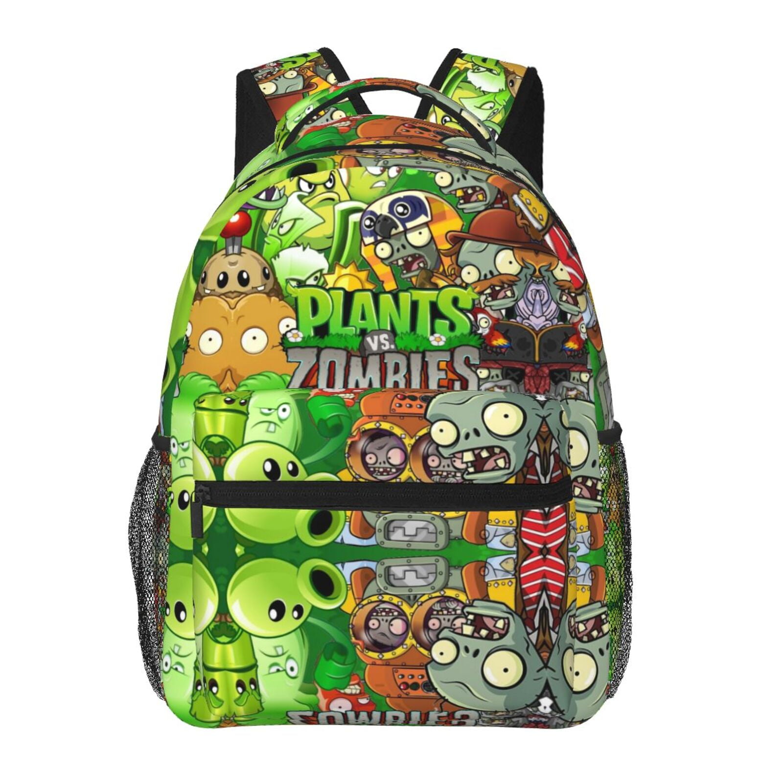Plants Vs Zombies Backpack Cute Cartoon Lightweight Backpacks Portable ...