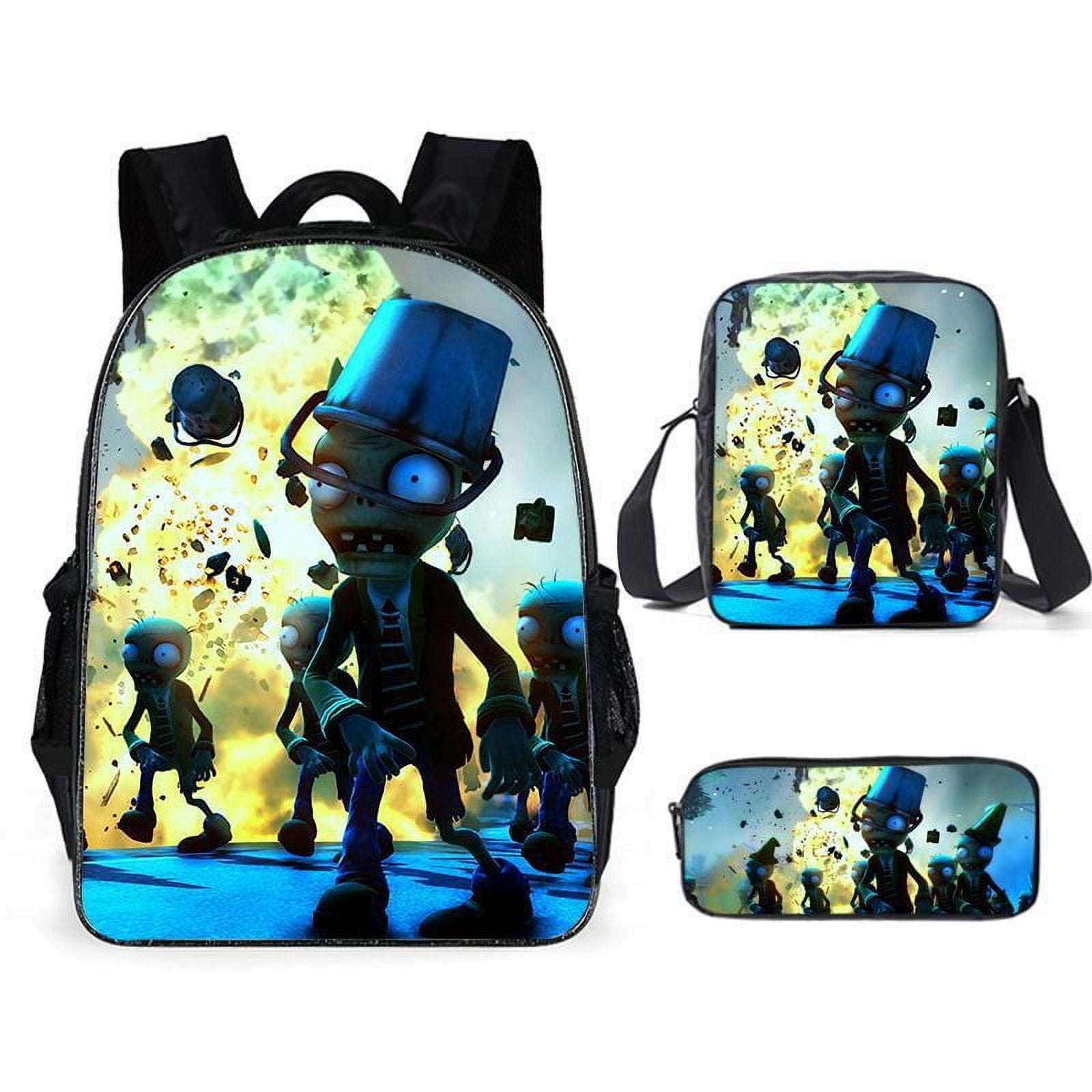 Plants Vs. Zombies Backpack, School Bag Anime Cartoon Backpack Satchel ...