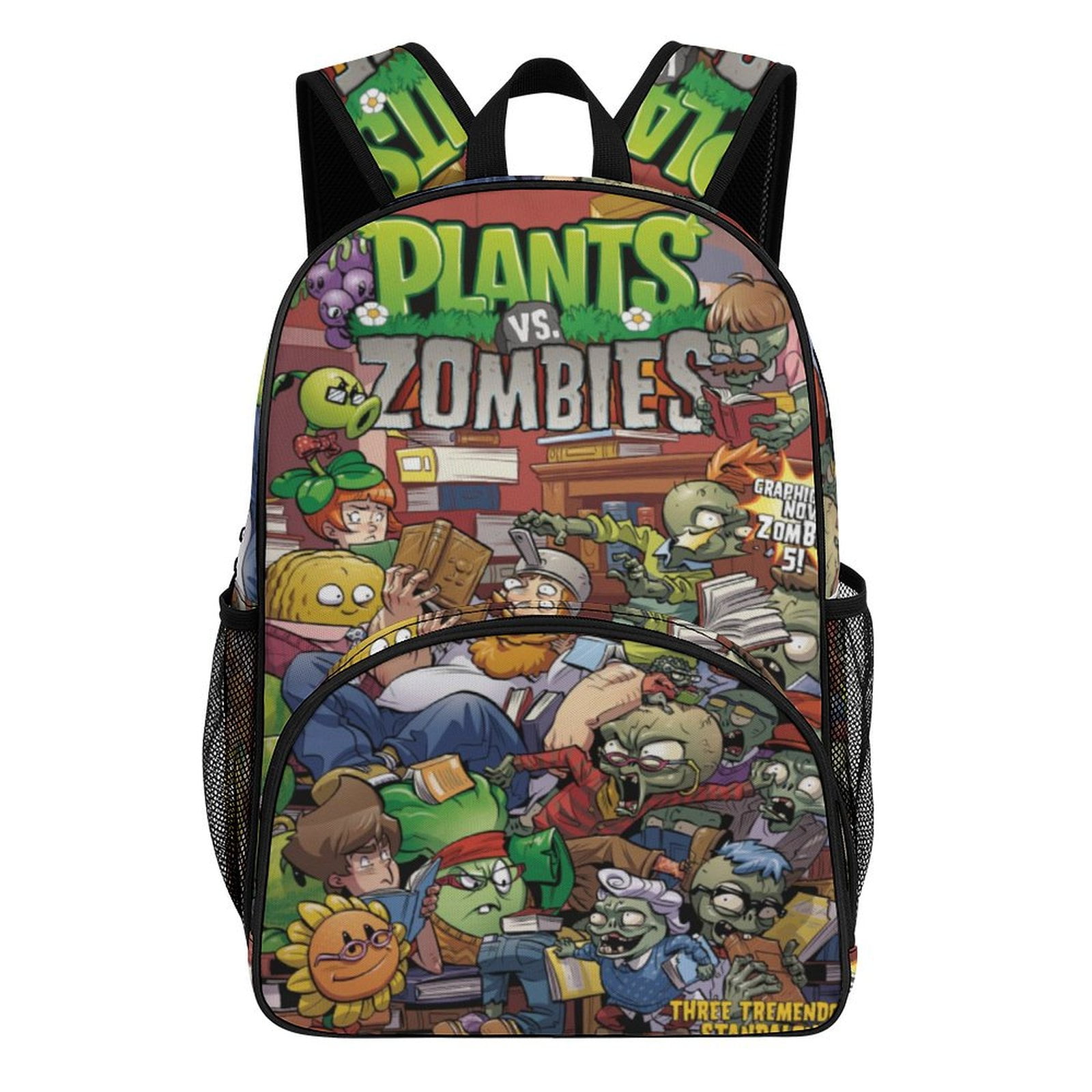 Plants Vs Zombies Backpacks Bookbag Casual Daypack for Travel Camping ...