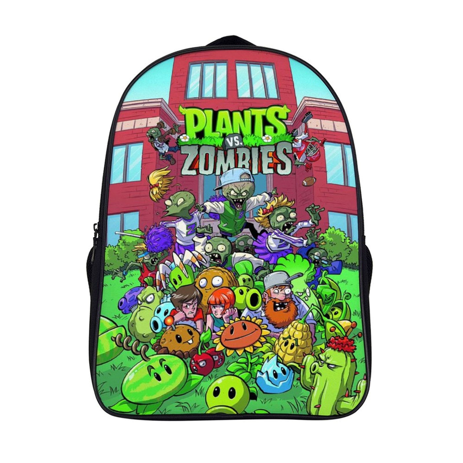 Plants Vs Zombies Backpacks Bookbag Casual Daypack for Travel Camping ...
