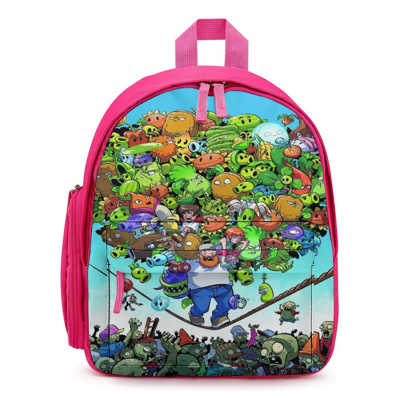 Plants Vs Zombies Backpacks Lightweight Bookbags Casual Daypack For ...