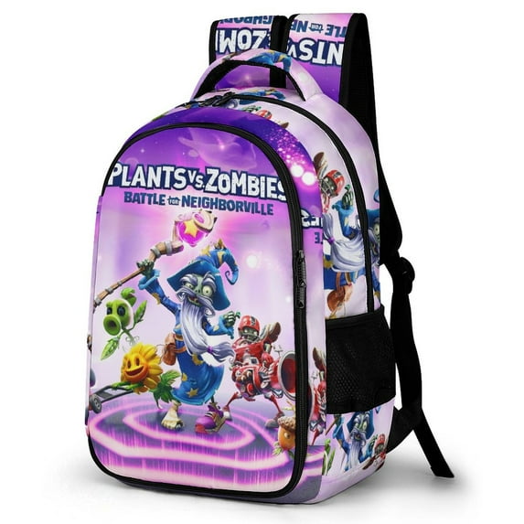 Plants Vs Zombies Backpacks Lightweight Bookbags Casual Daypack For ...