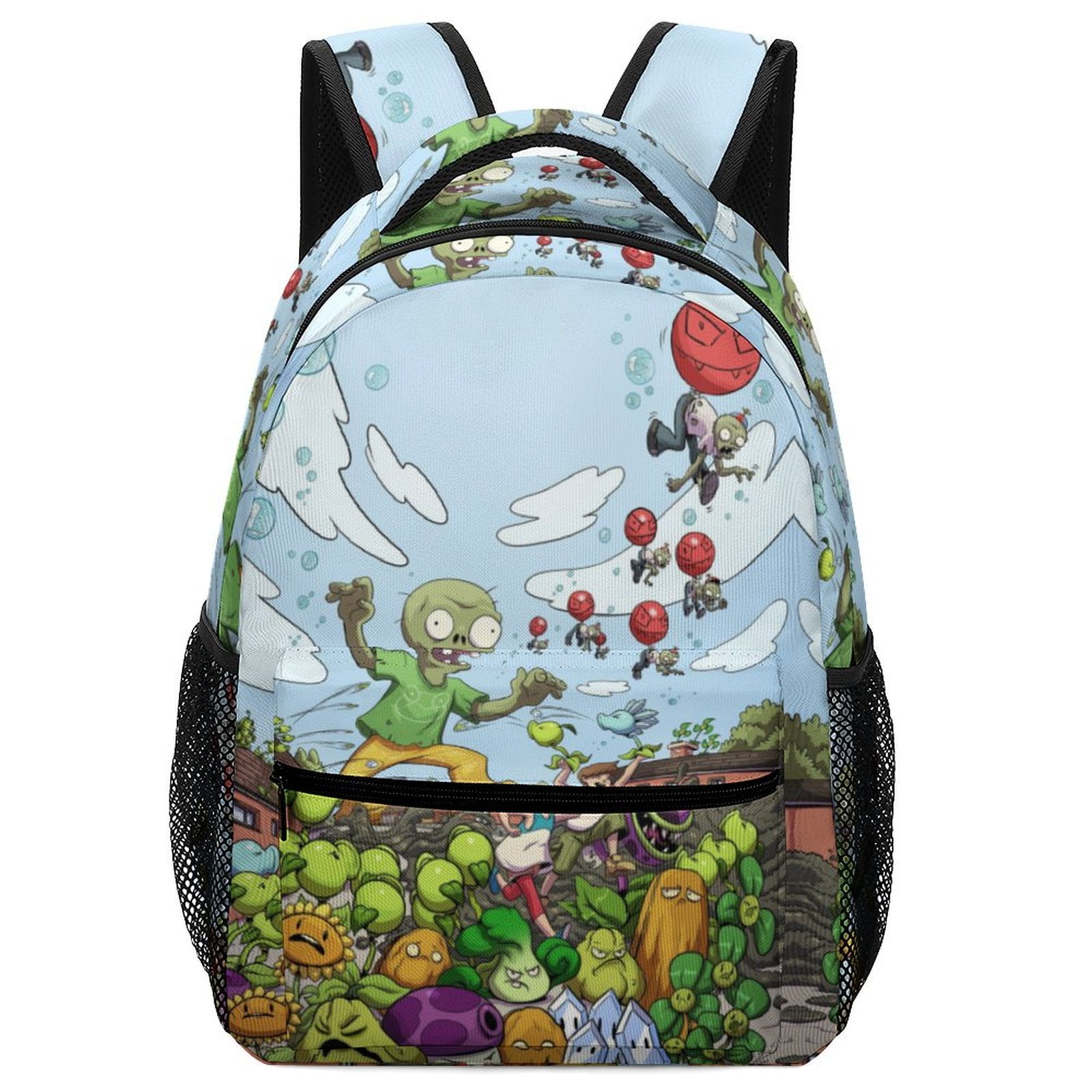 Plants Vs Zombies Backpacks Lightweight Bookbags Casual Daypack For ...