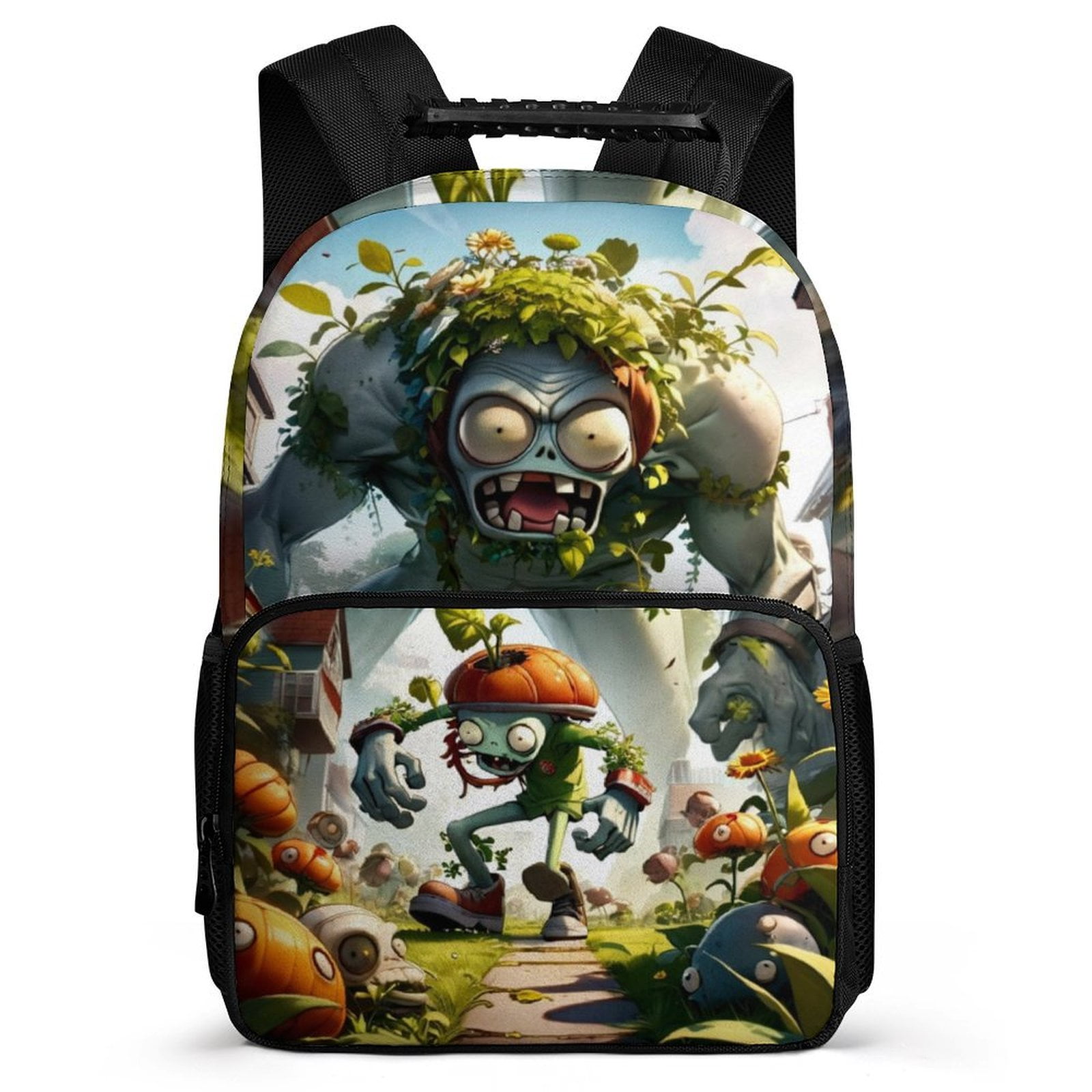 Plants Vs Zombies Backpacks Lightweight Bookbags Casual Daypack For ...
