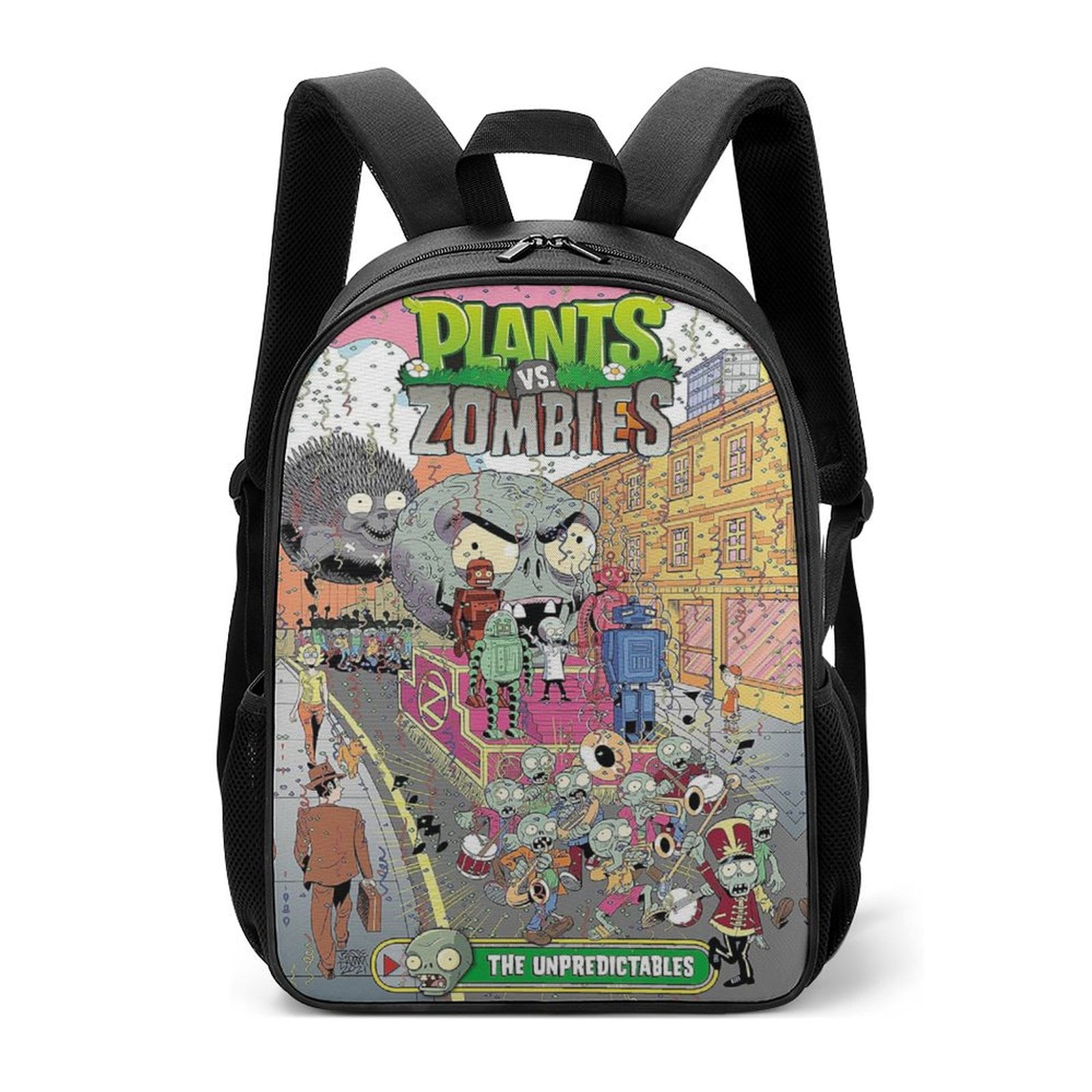 Plants Vs Zombies Backpacks Lightweight Bookbags Casual Daypack For ...