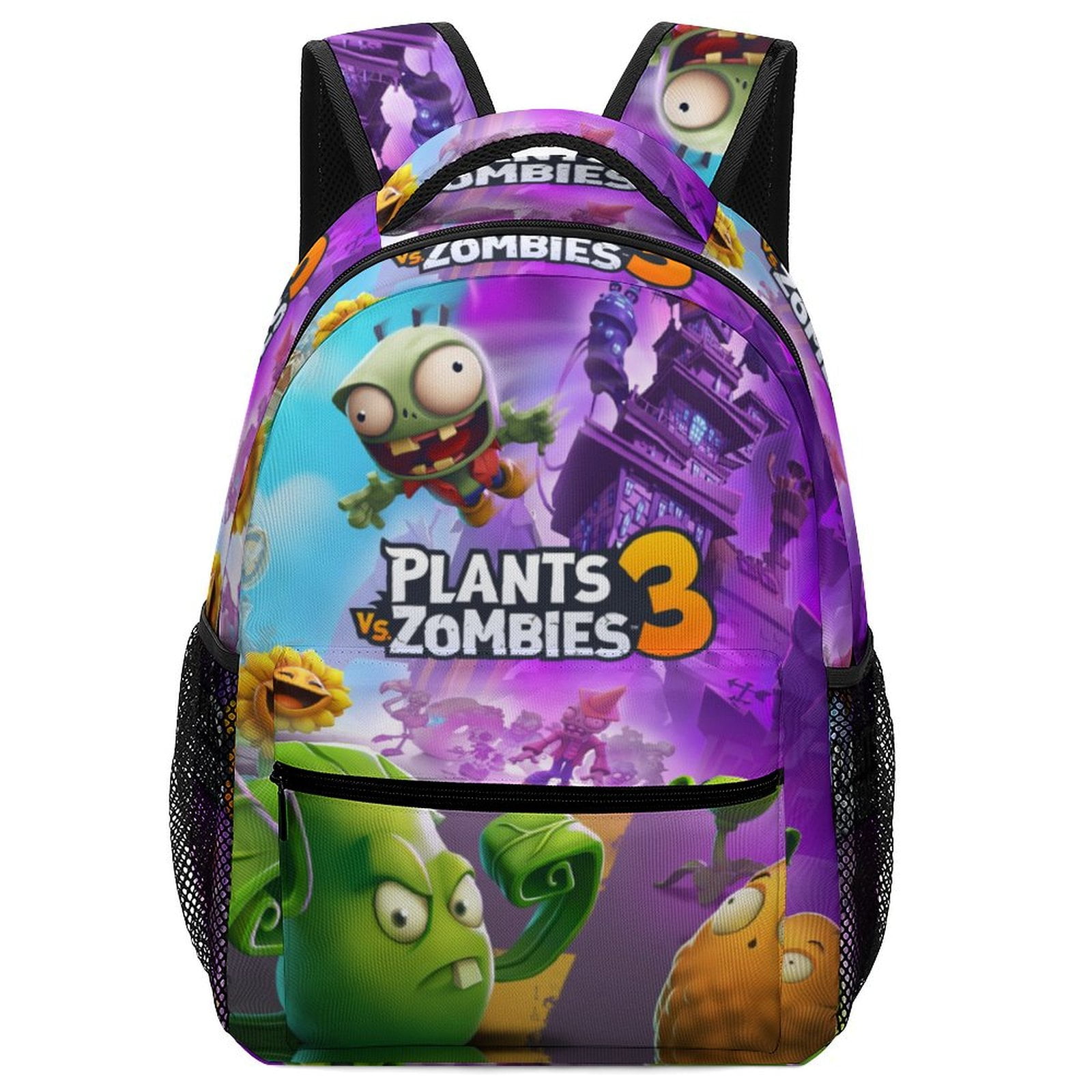 Plants Vs Zombies Backpacks Lightweight Bookbags Casual Daypack For ...
