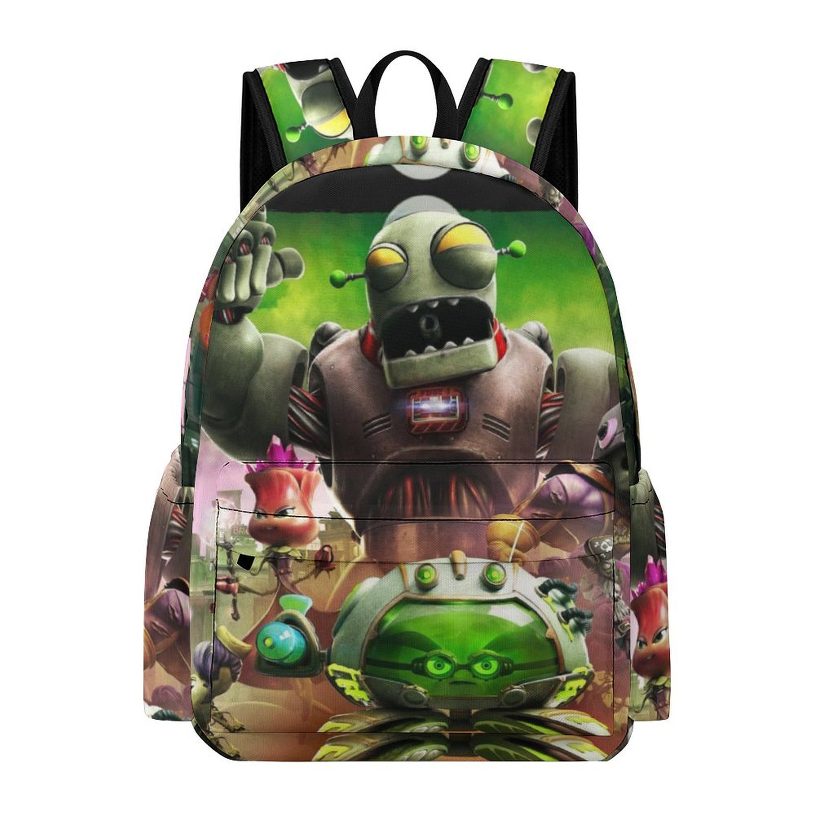 Plants Vs Zombies Backpacks Lightweight Bookbags Casual Daypack For ...