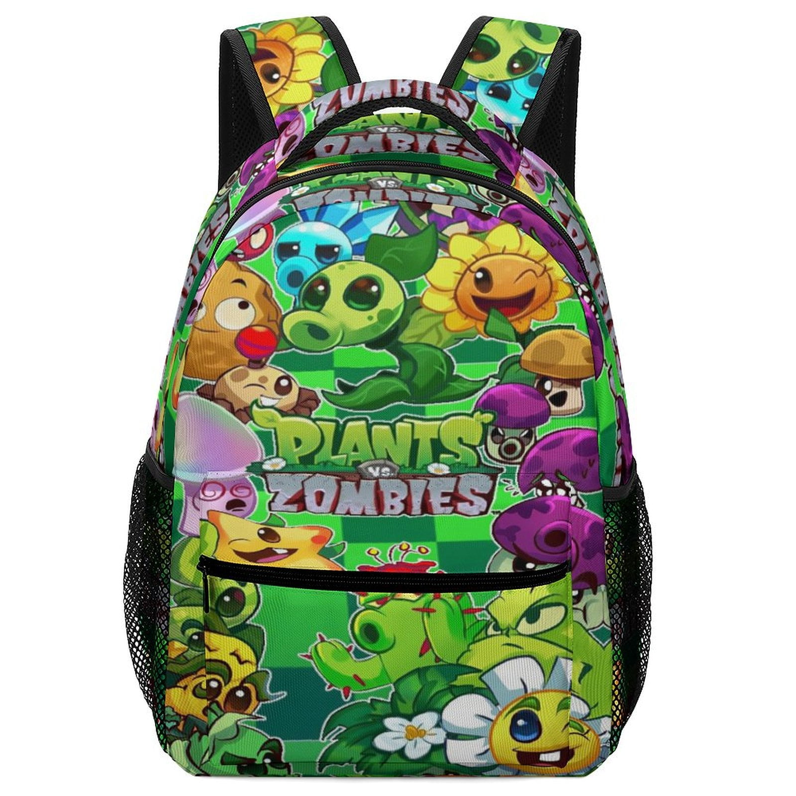 Plants Vs Zombies Backpacks Lightweight Bookbags Casual Daypack For ...