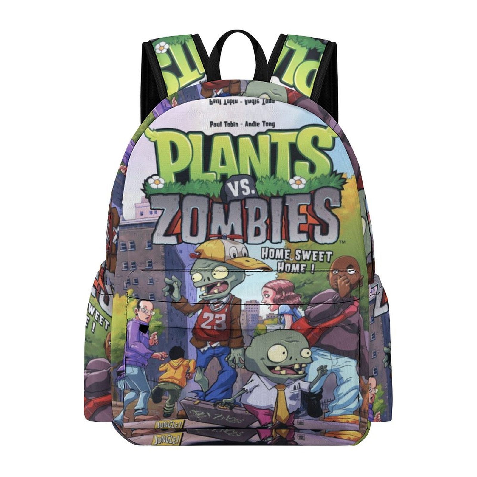 Plants Vs Zombies Backpacks Lightweight Bookbags Casual Daypack For ...
