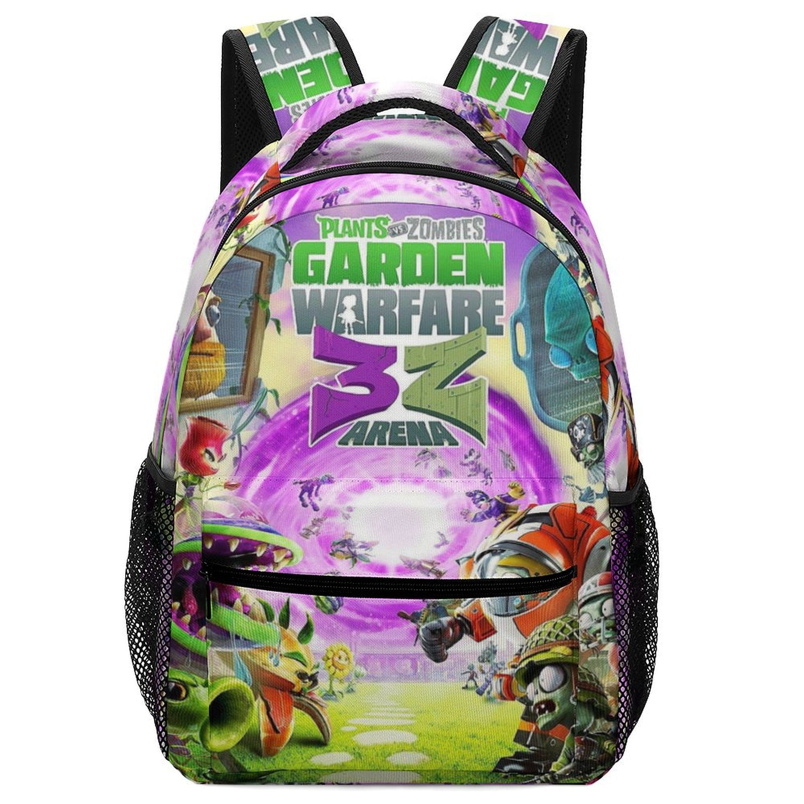 Plants Vs Zombies Backpacks Lightweight Bookbags Casual Daypack For ...