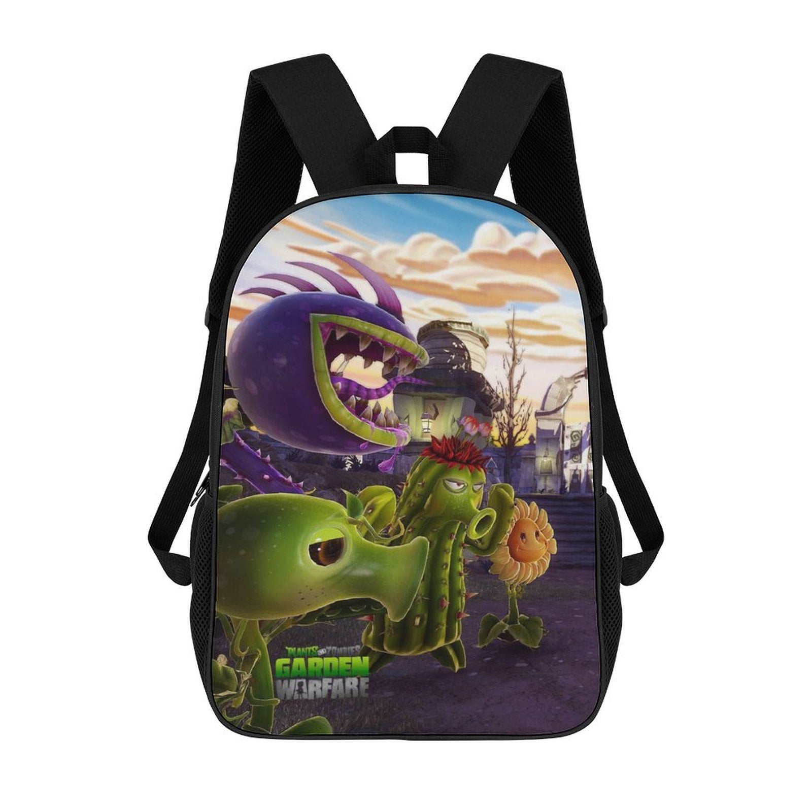 Plants Vs Zombies Backpacks Lightweight Bookbags Casual Daypack For ...