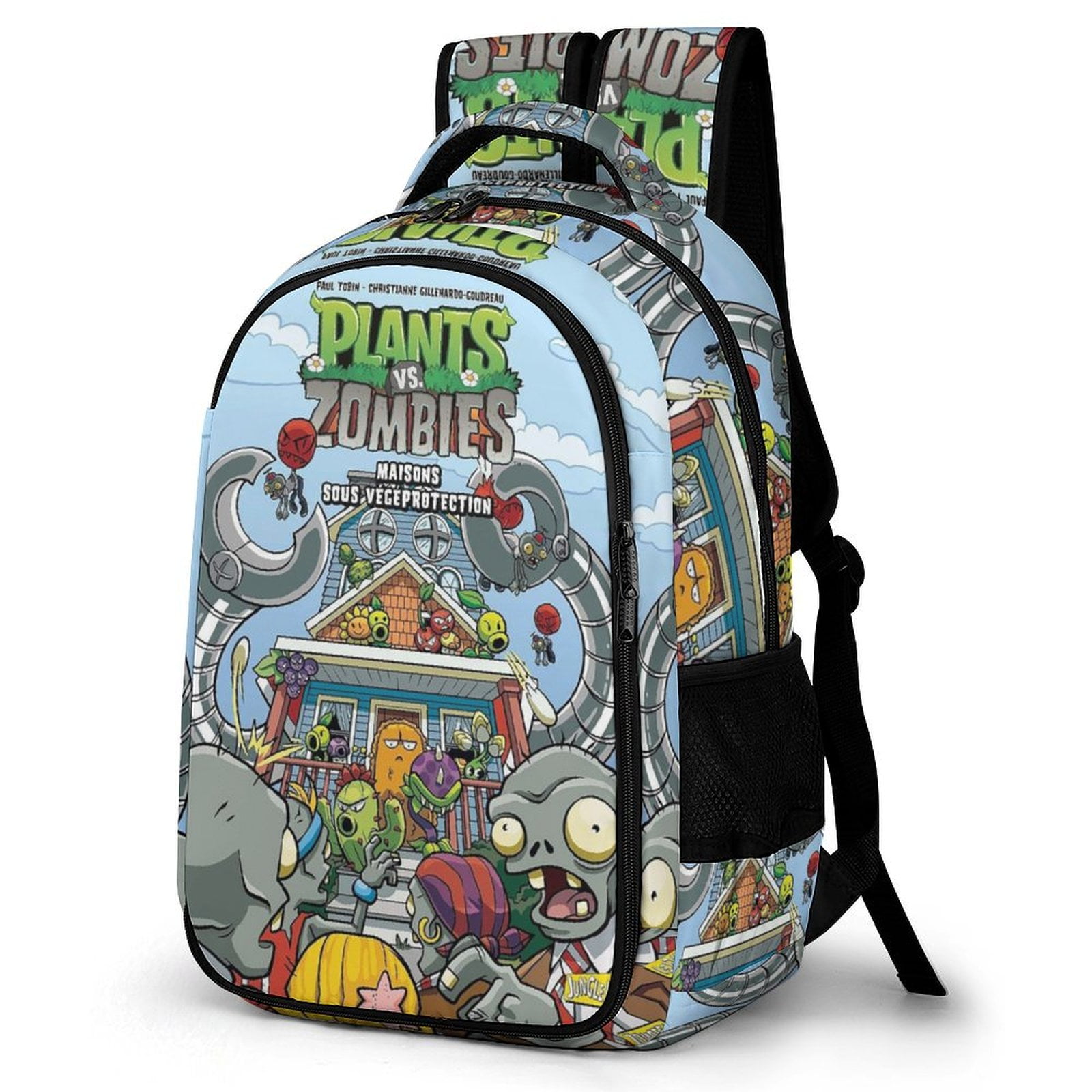Plants Vs Zombies Backpacks Lightweight Bookbags Casual Daypack For ...