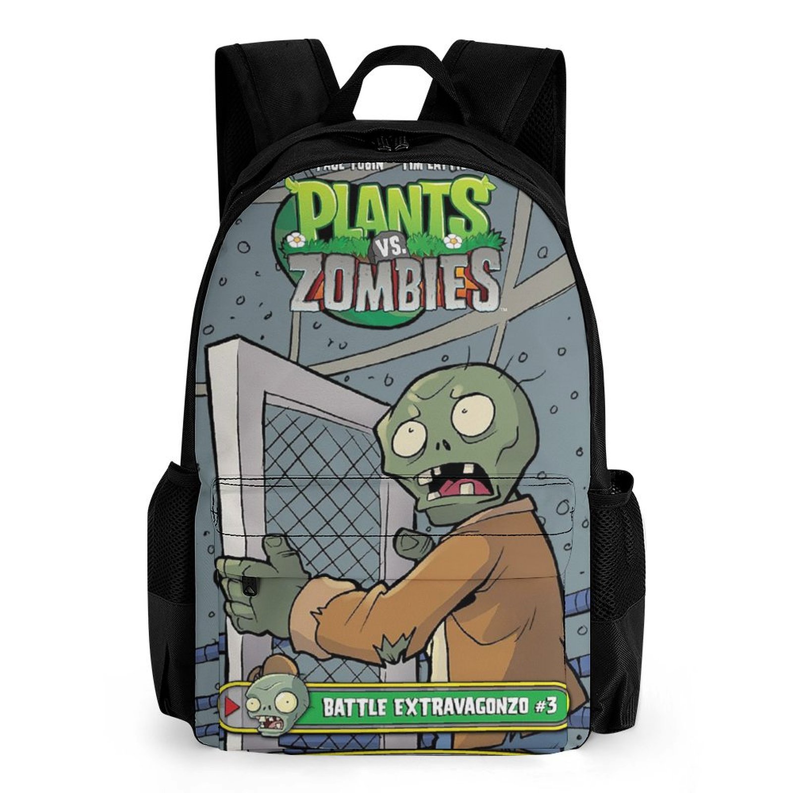 Plants Vs Zombies Backpacks Lightweight Bookbags Casual Daypack For ...