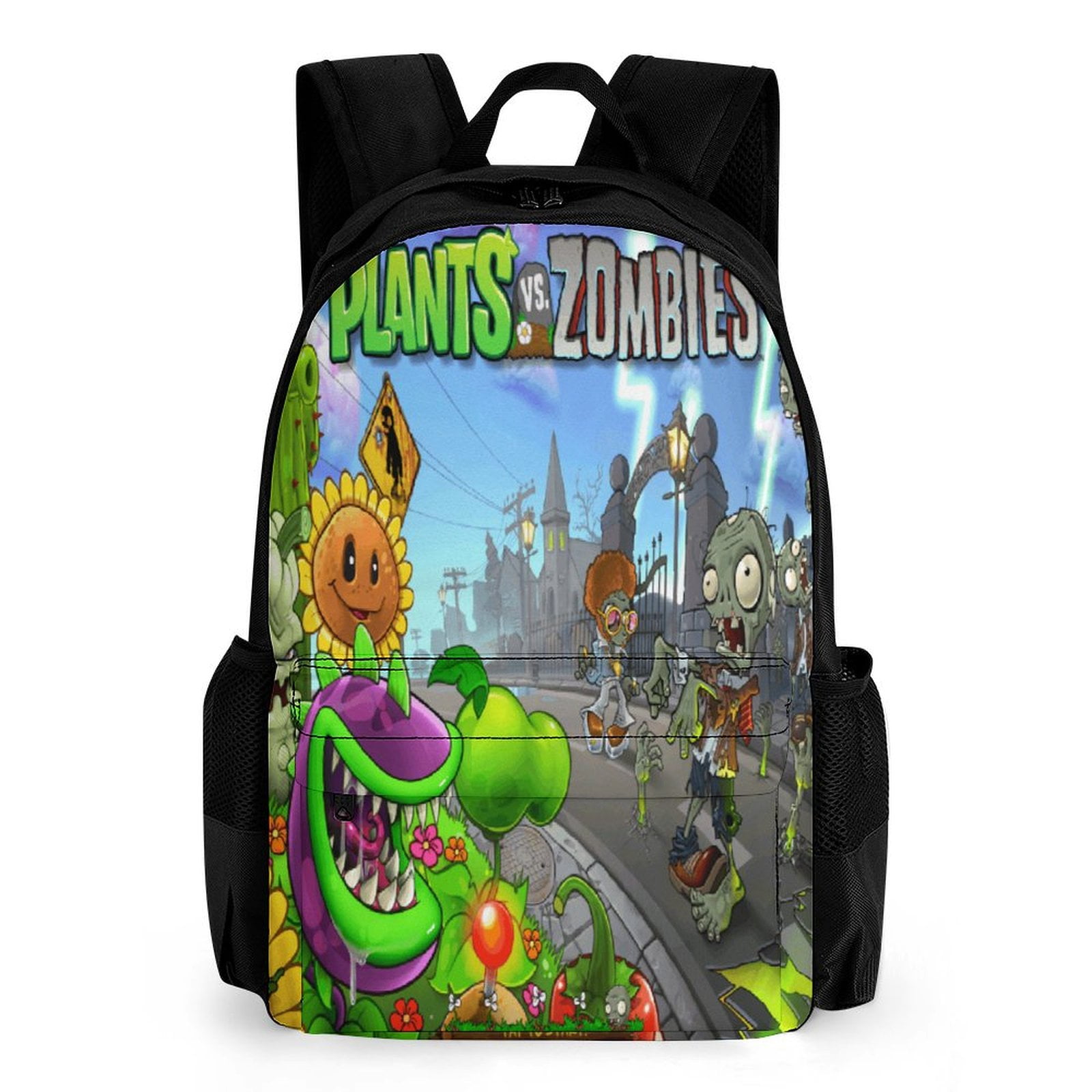 Plants Vs Zombies Backpacks Lightweight Bookbags Casual Daypack For ...