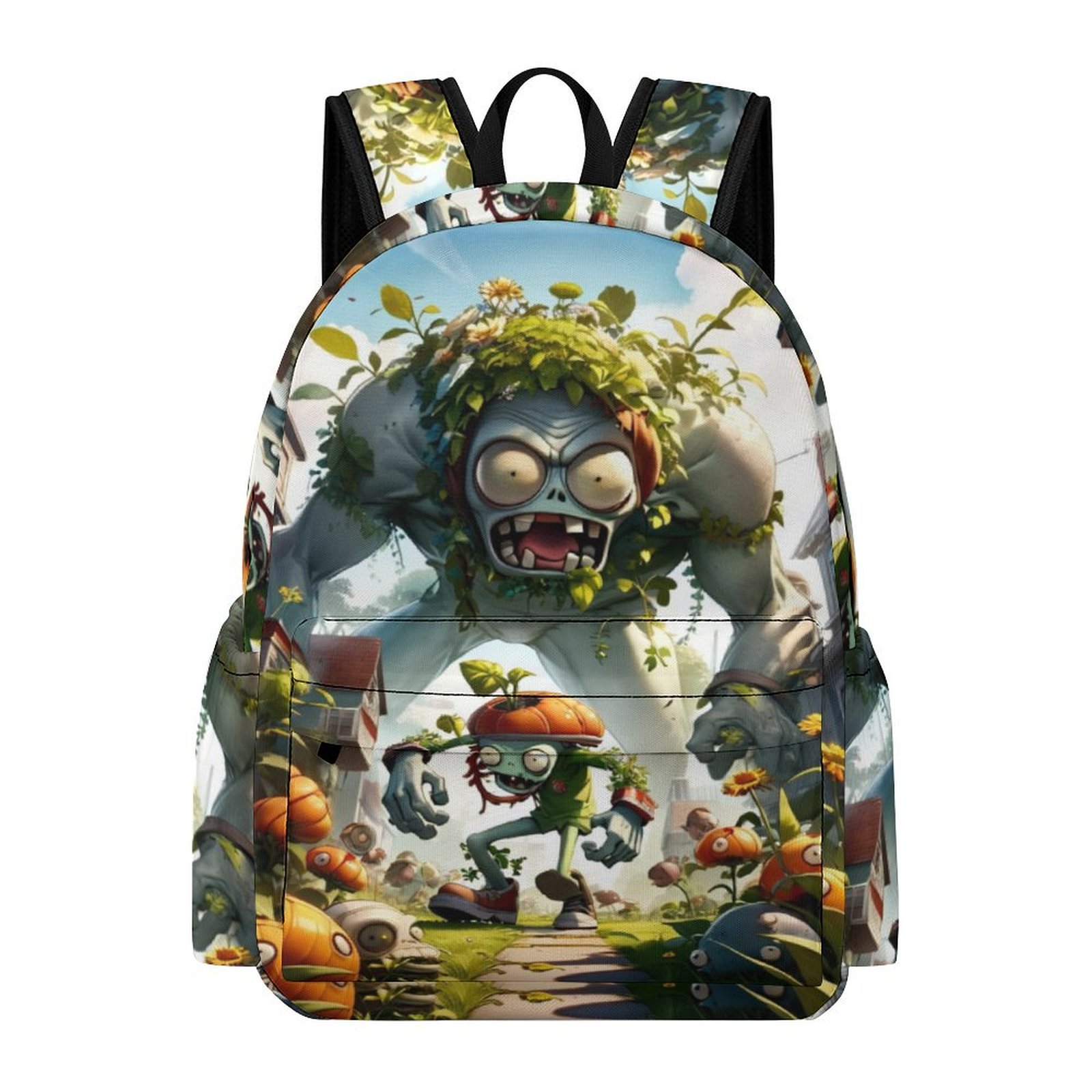 Plants Vs Zombies Backpacks Lightweight Bookbags Casual Daypack For ...
