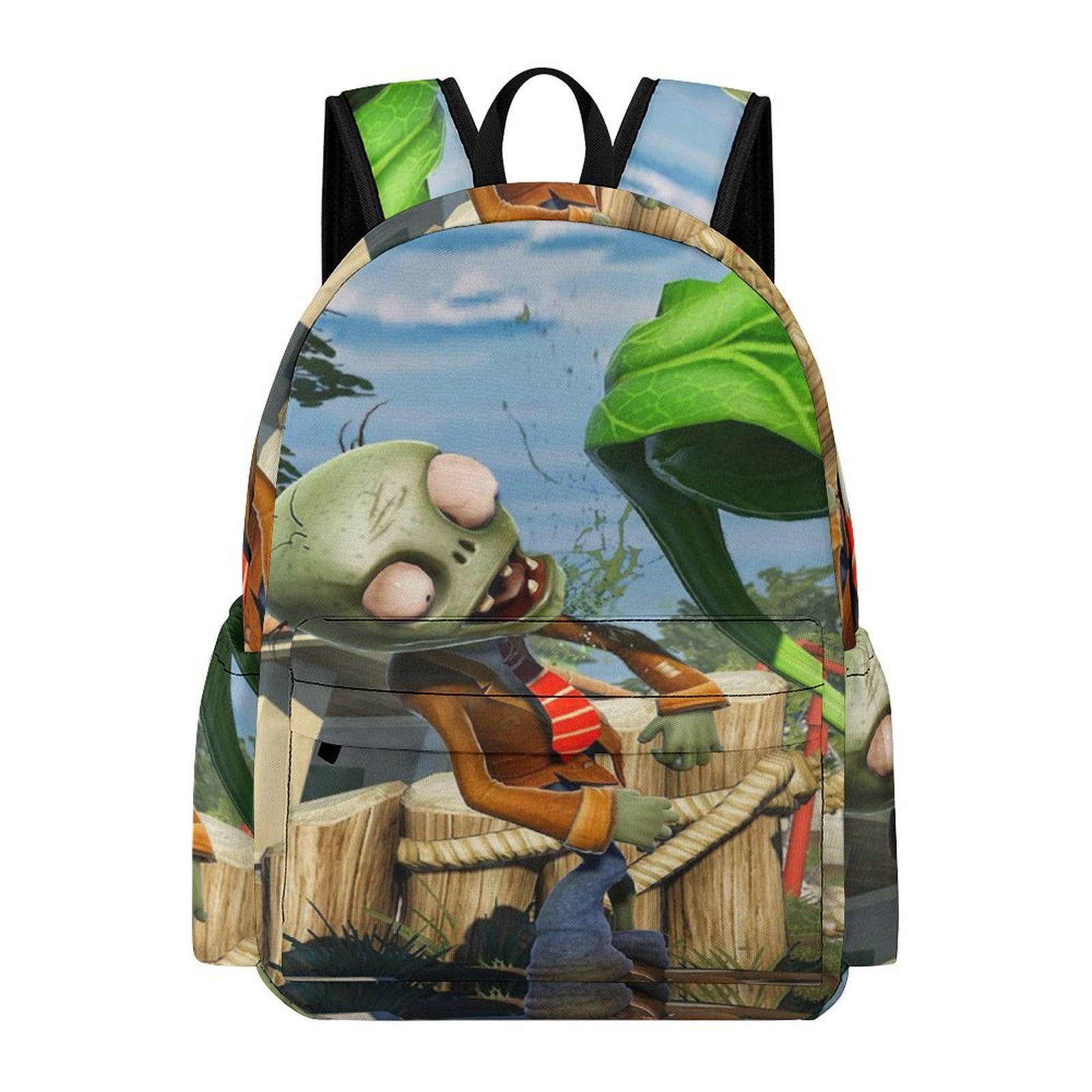Plants Vs Zombies Backpacks Lightweight Bookbags Casual Daypack For ...