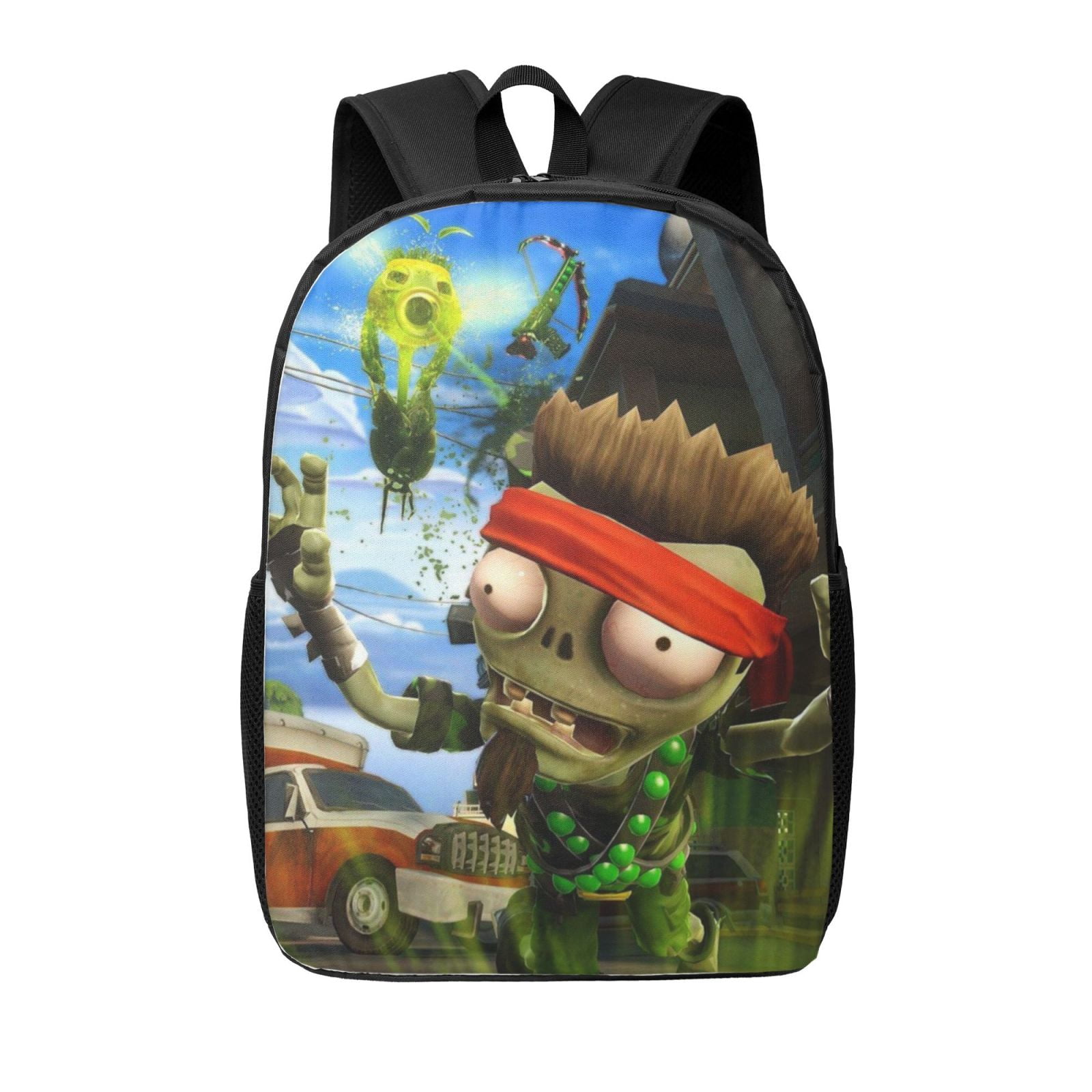 Plants Vs Zombies Backpacks Lightweight Bookbags Casual Daypack For ...