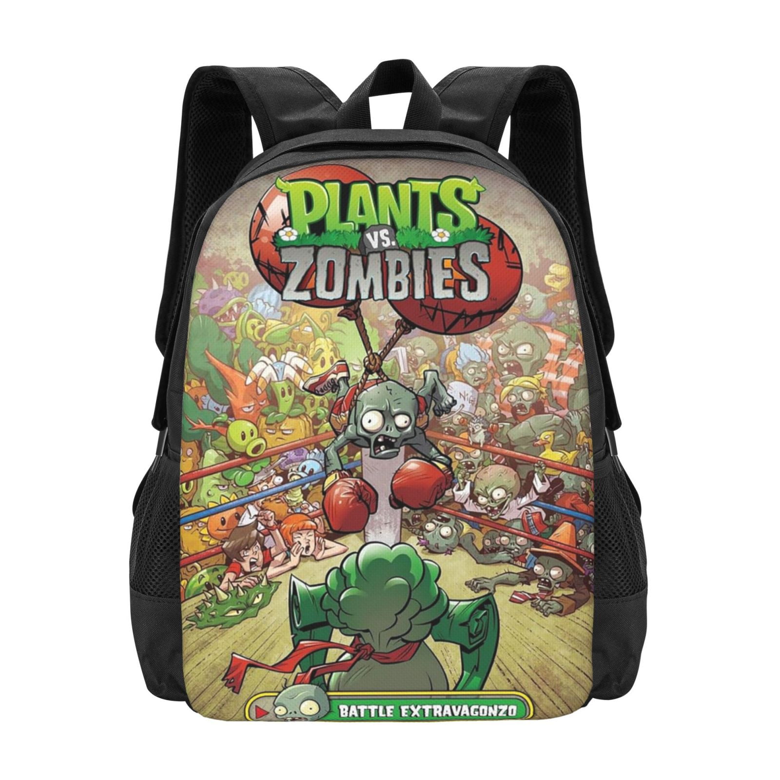 Plants Vs Zombies Backpacks Lightweight Bookbags Casual Daypack For ...