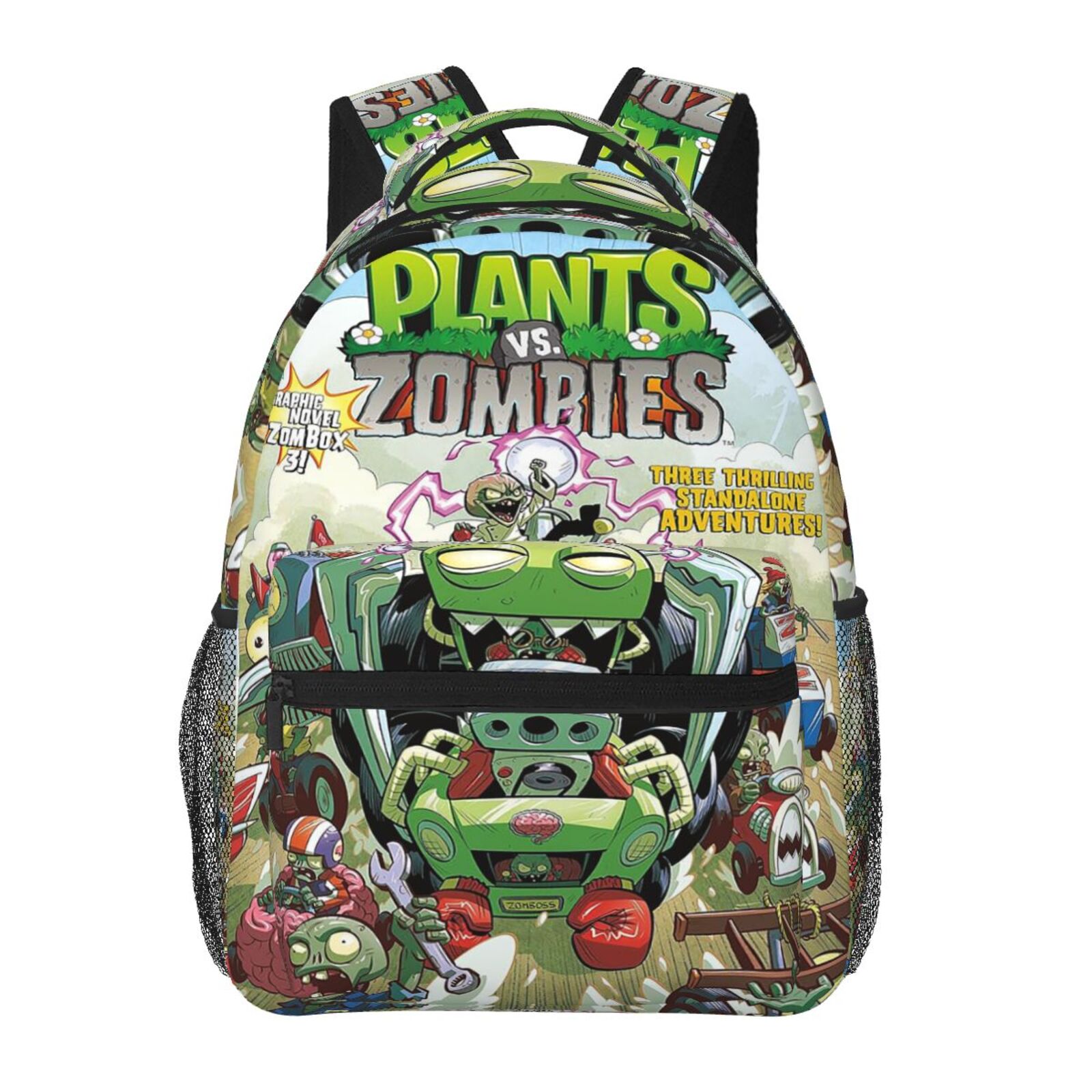 Plants Vs Zombies Backpacks Lightweight Bookbags Casual Daypack For ...