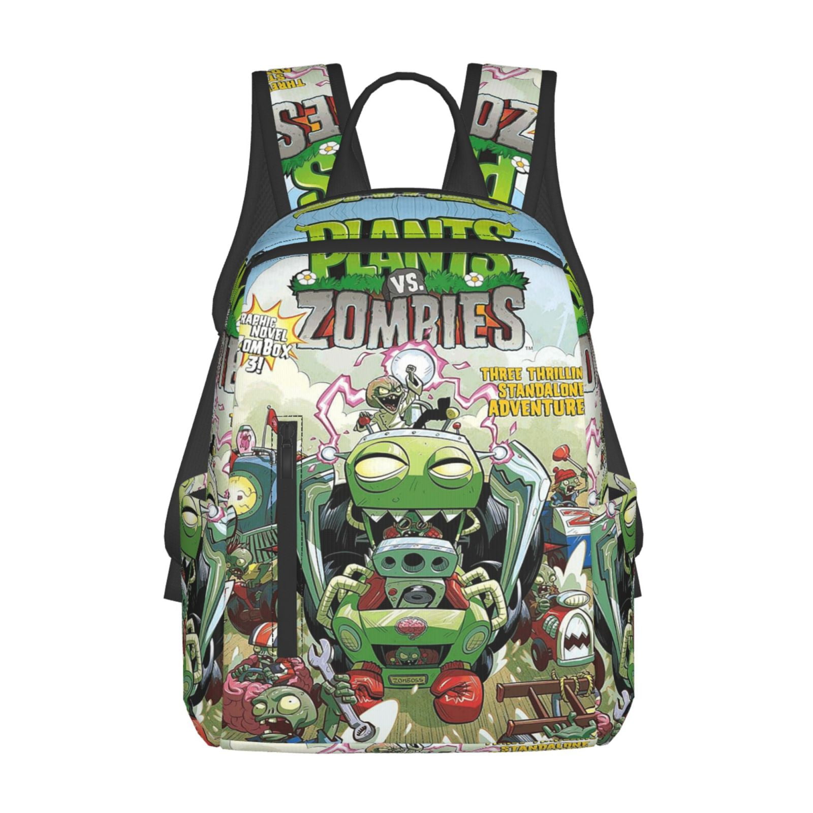 Plants Vs Zombies Backpacks Lightweight Bookbags Casual Daypack For ...