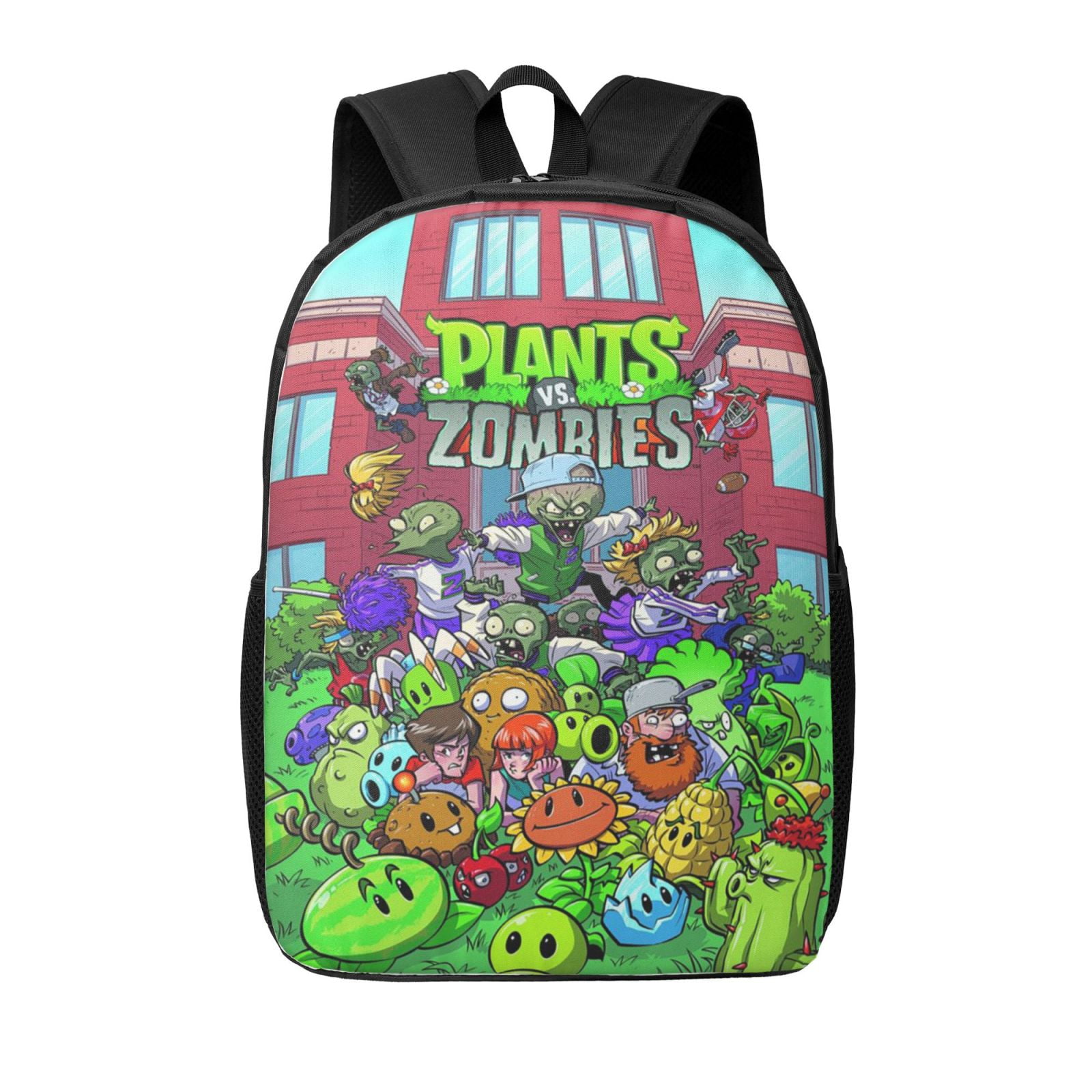 Plants Vs Zombies Backpacks Lightweight Bookbags Casual Daypack For ...