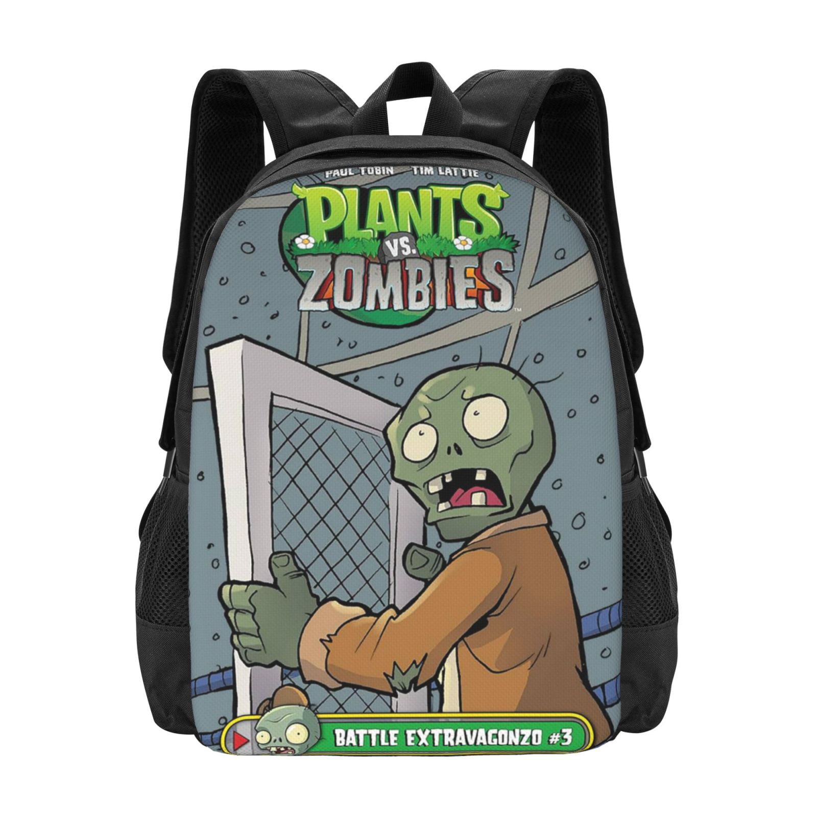 Plants Vs Zombies Backpacks Lightweight Bookbags Casual Daypack For ...