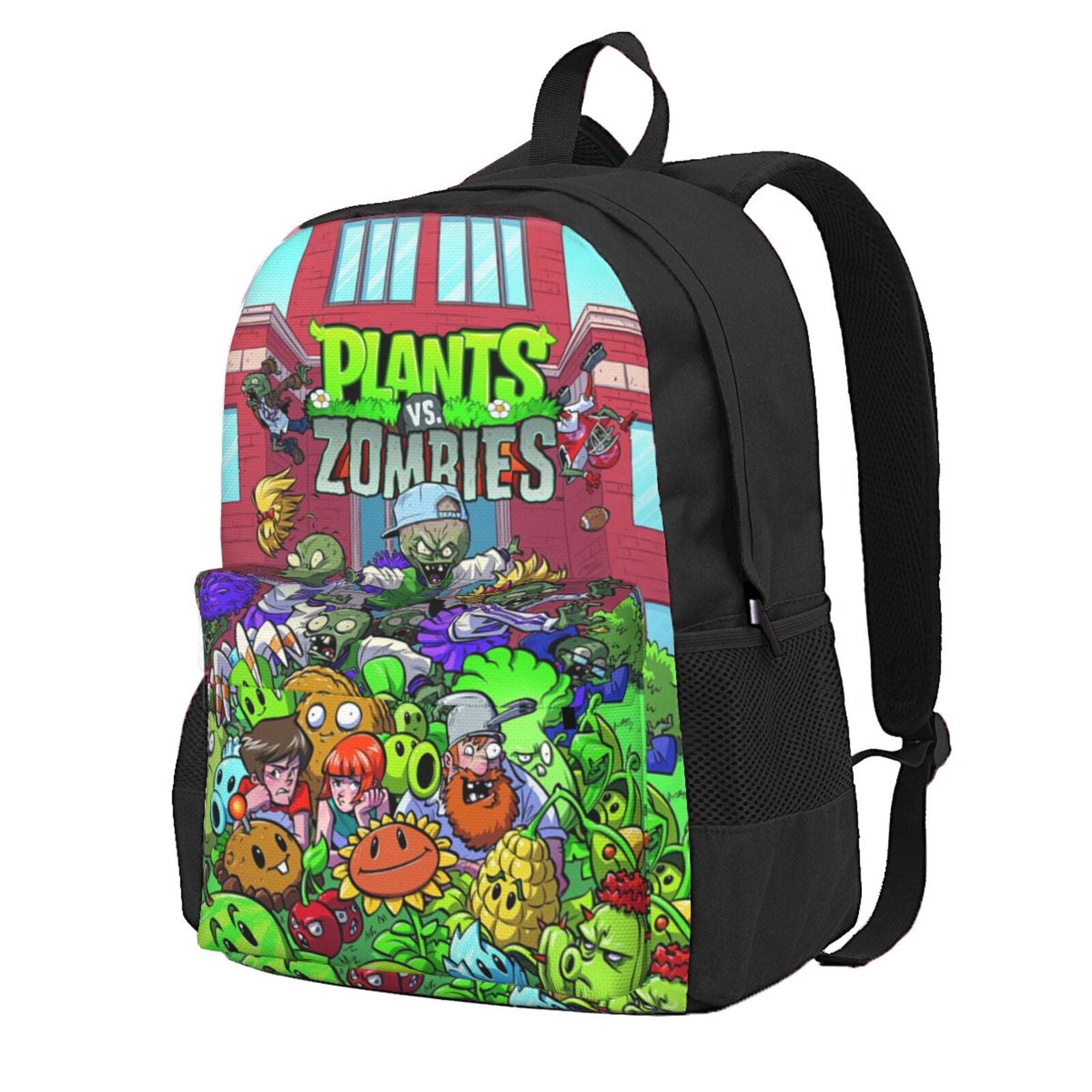 Plants Vs Zombies Backpacks Lightweight Bookbags Casual Daypack For ...