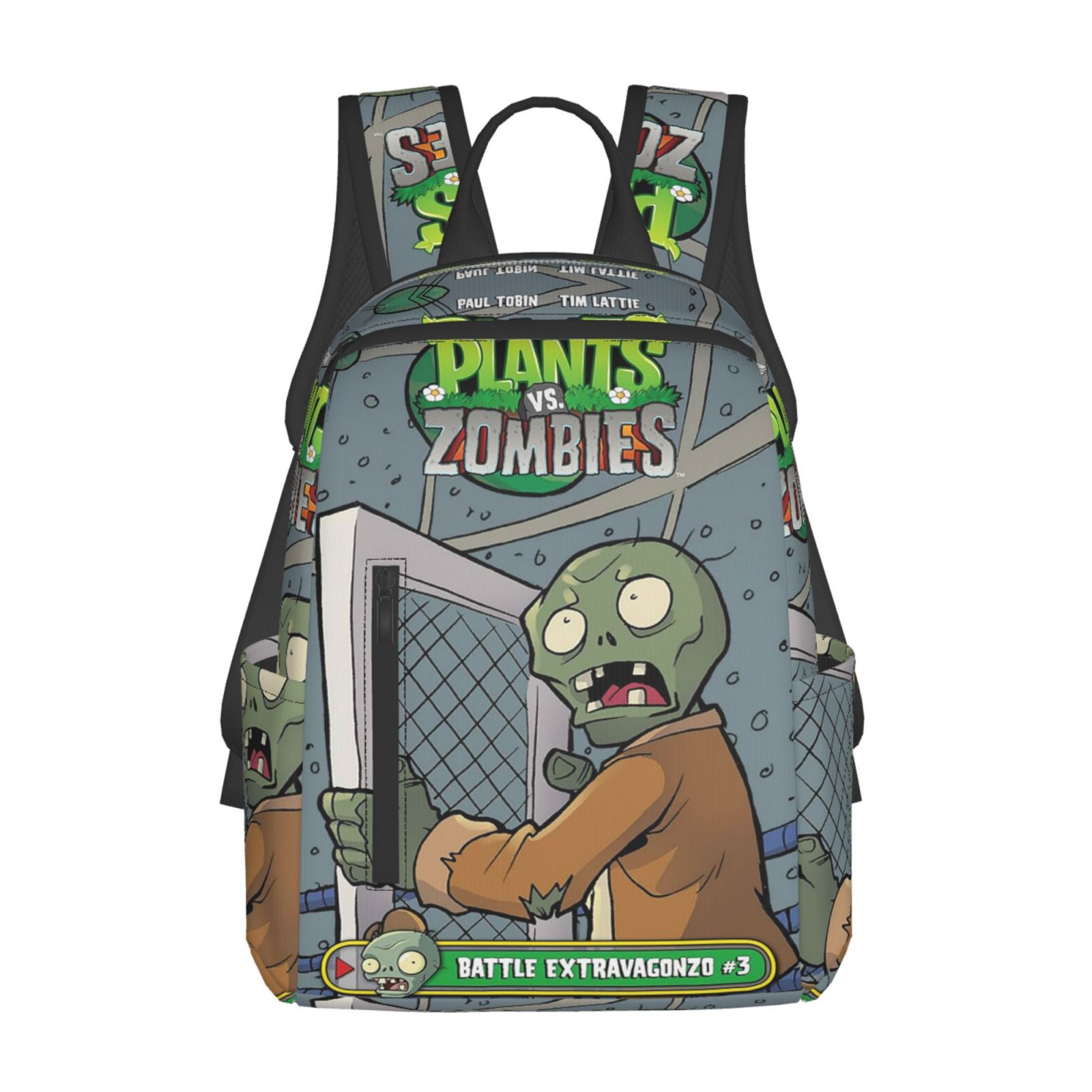 Plants Vs Zombies Backpacks Lightweight Bookbags Casual Daypack For ...