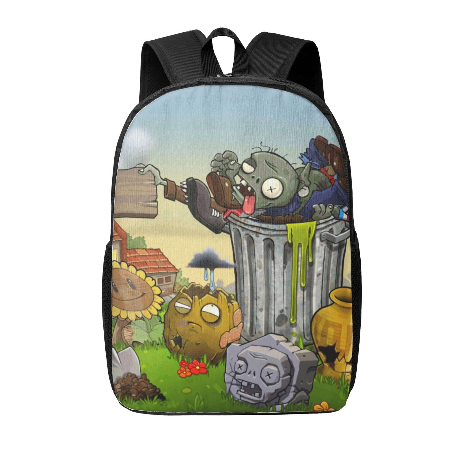 Plants Vs Zombies Backpacks Lightweight Bookbags Casual Daypack For ...