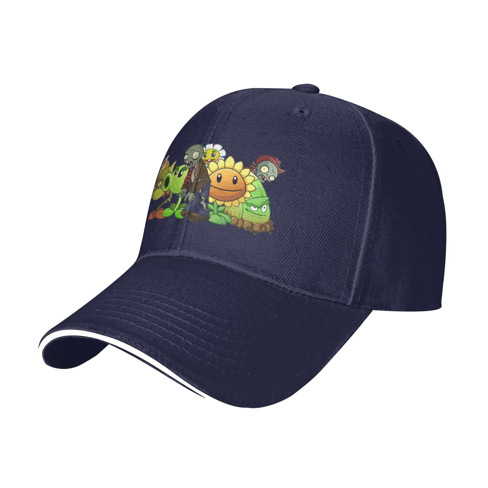 Plants Vs Zombies Baseball Cap Classic Adjustable Sport Dad Hat Trucker ...