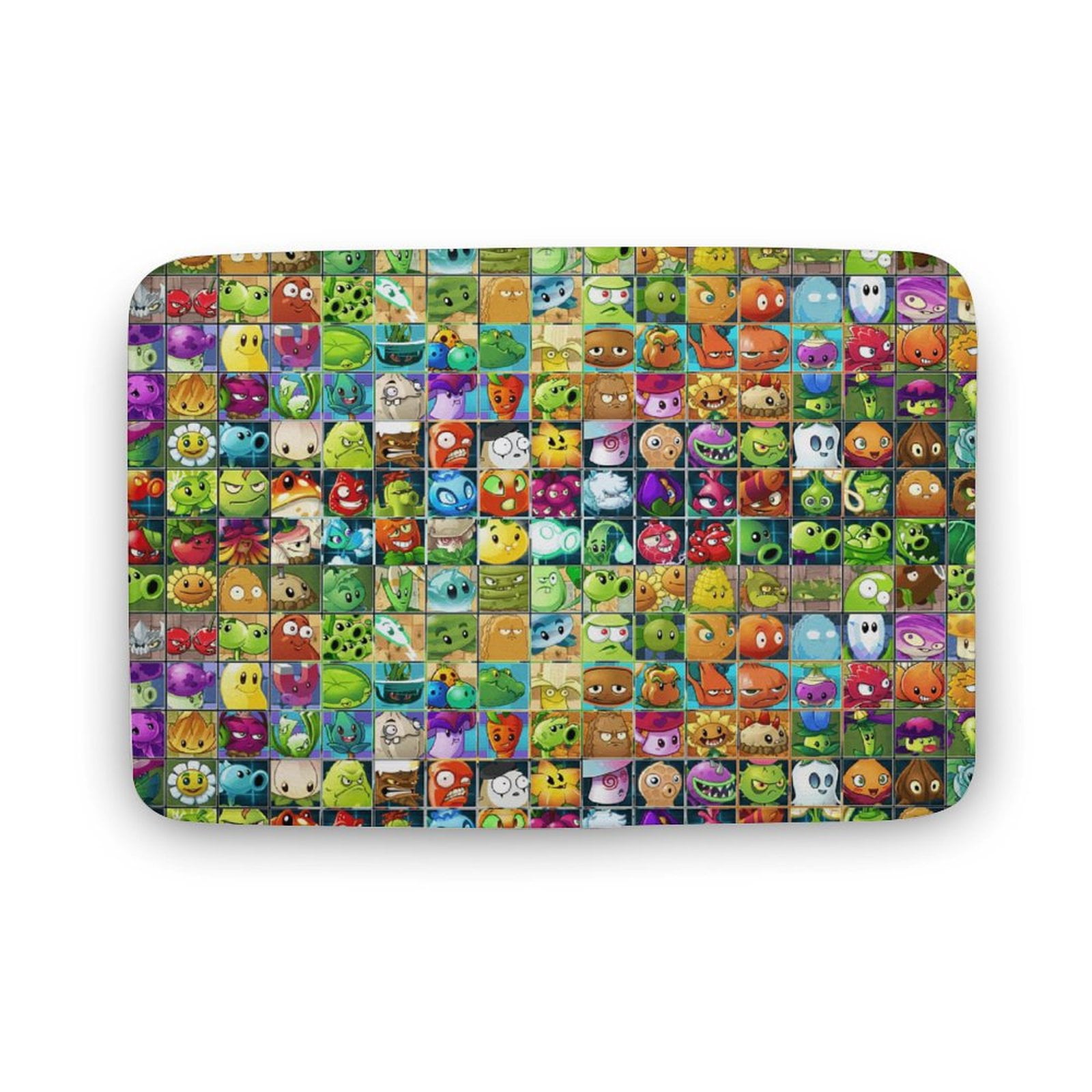 Plants Vs Zombies Bath Mat, Quick-drying Bathroom Mats, Super Absorbent ...