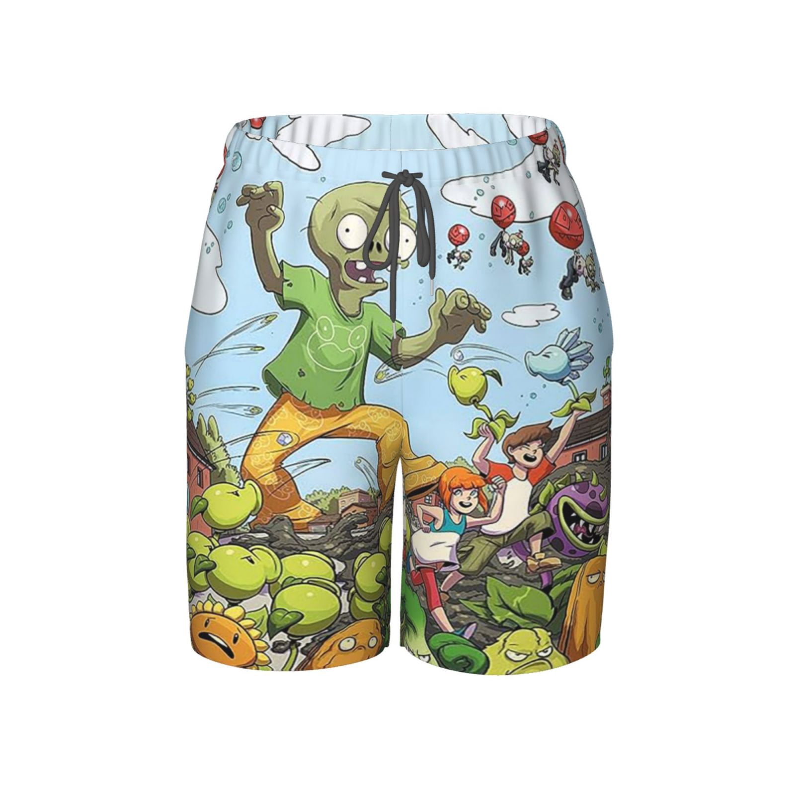 Plants Vs Zombies Boy'S Swim Trunks Quick Dry Board Shorts Kids Beach ...