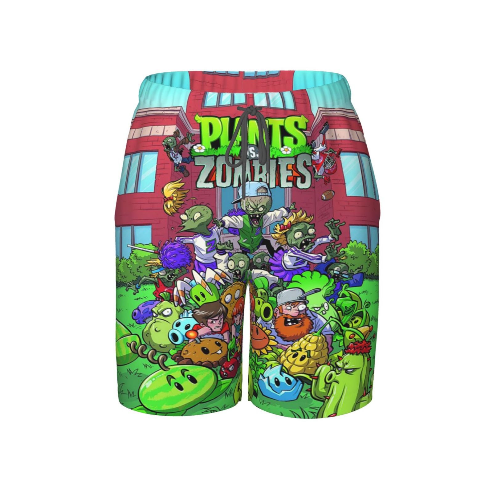 Plants Vs Zombies Boy'S Swim Trunks Quick Dry Board Shorts Kids Beach ...