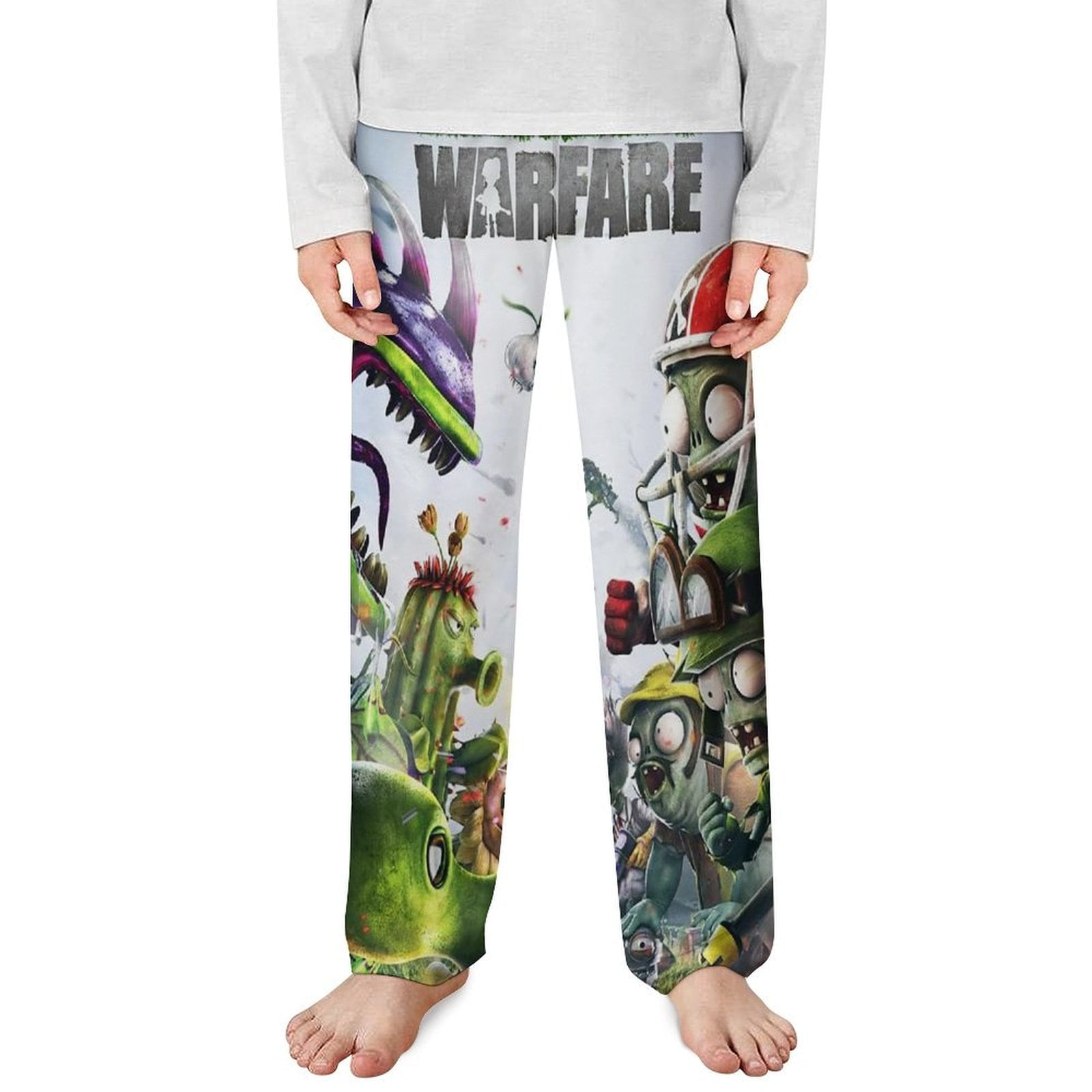 Plants Vs Zombies Boys Pajama Pants Long Sleep Pants Soft Elastic Waist ...