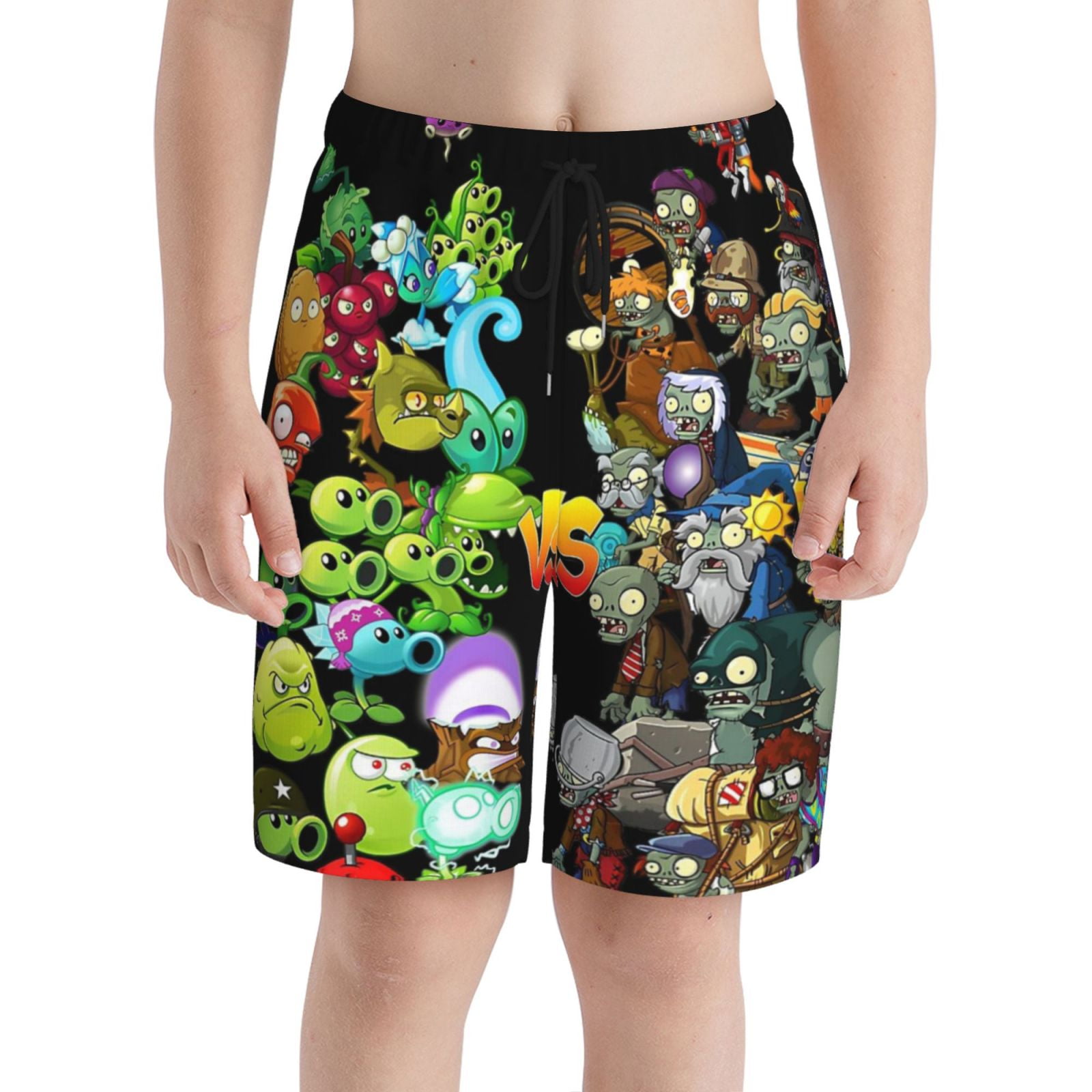Plants Vs Zombies Boys Swim Trunks Quick Dry Swimwear Surfing Bathing ...