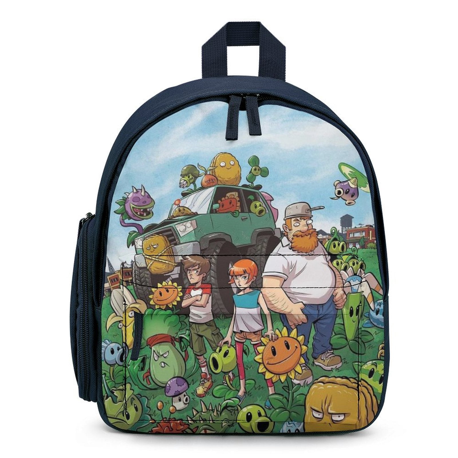 Plants Vs Zombies Casual Daypacks Simple Shoulder Bag Rucksack Travel ...
