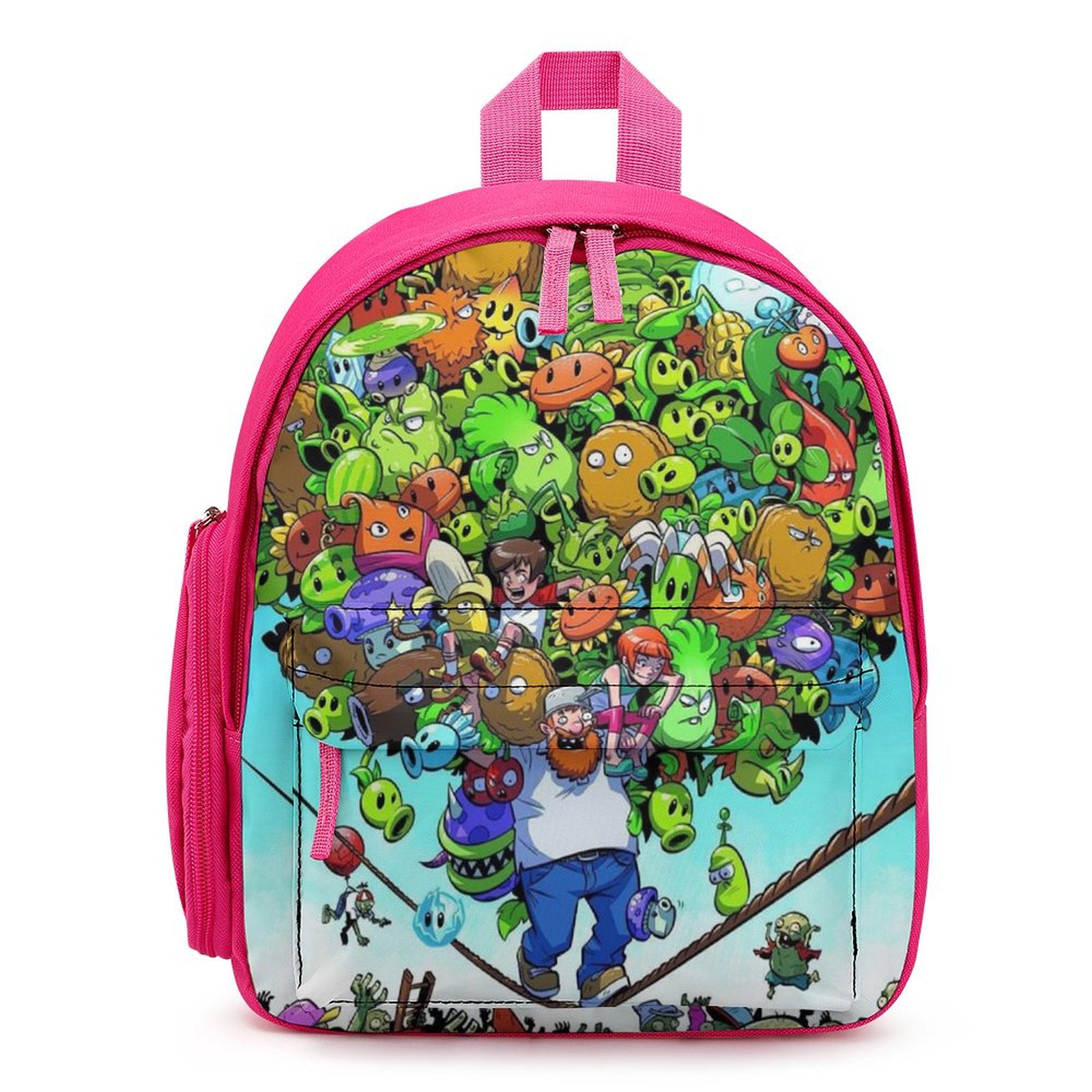 Plants Vs Zombies Casual Daypacks Simple Shoulder Bag Rucksack Travel ...
