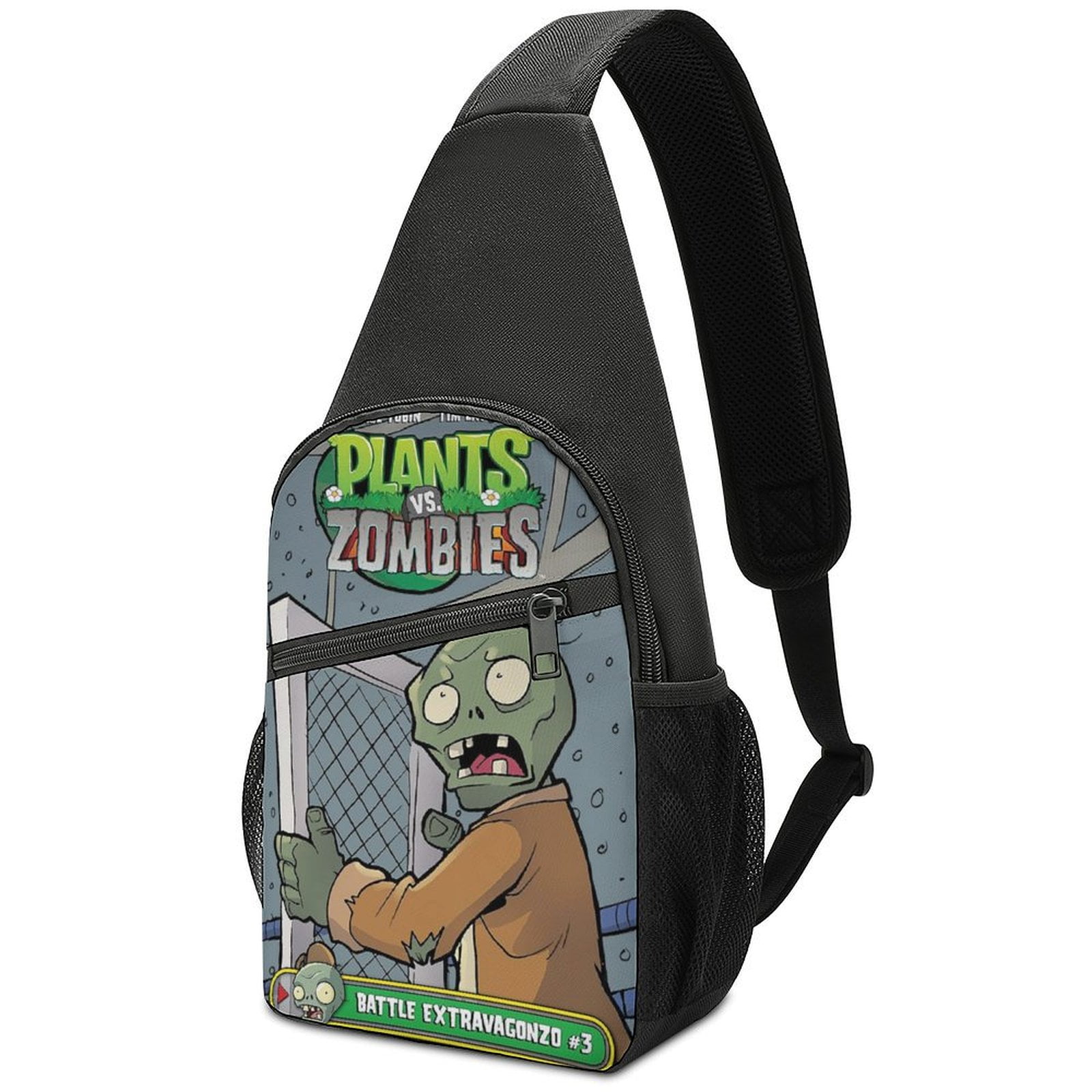 Plants Vs Zombies Crossbody Backpack Sling Bag for Men Women One ...