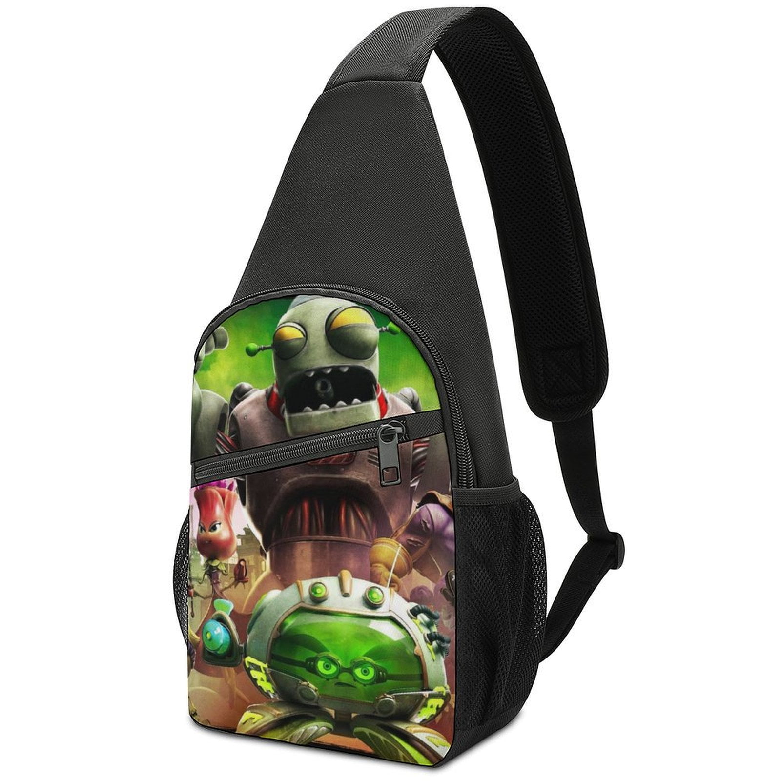 Plants Vs Zombies Crossbody Backpack Sling Bag for Men Women One ...